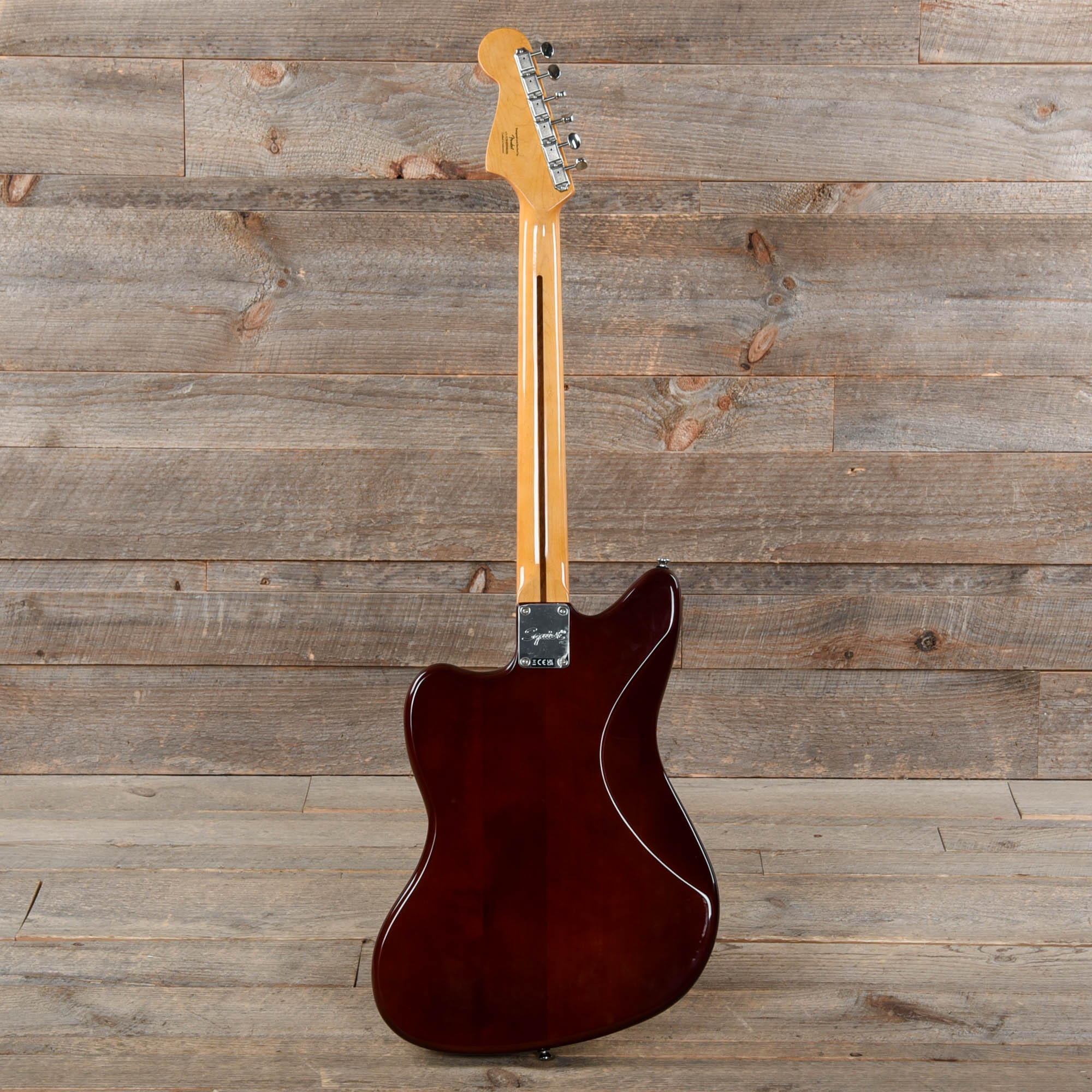 Squier Classic Vibe 70s Jazzmaster Maple Neck Walnut w/Black Blocks/Bi ...
