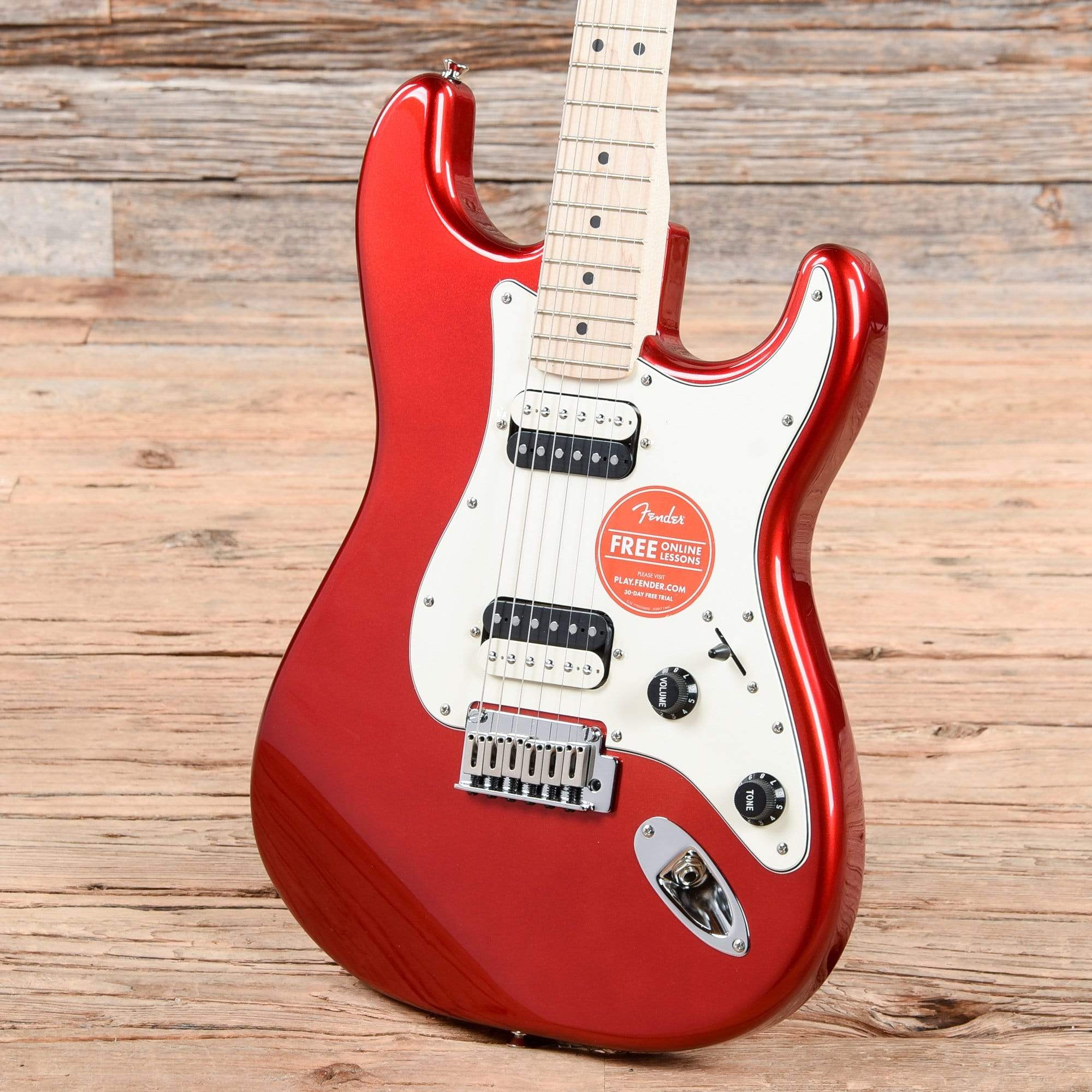 Squier Contemporary Stratocaster HH Dark Metallic Red – Chicago Music ...