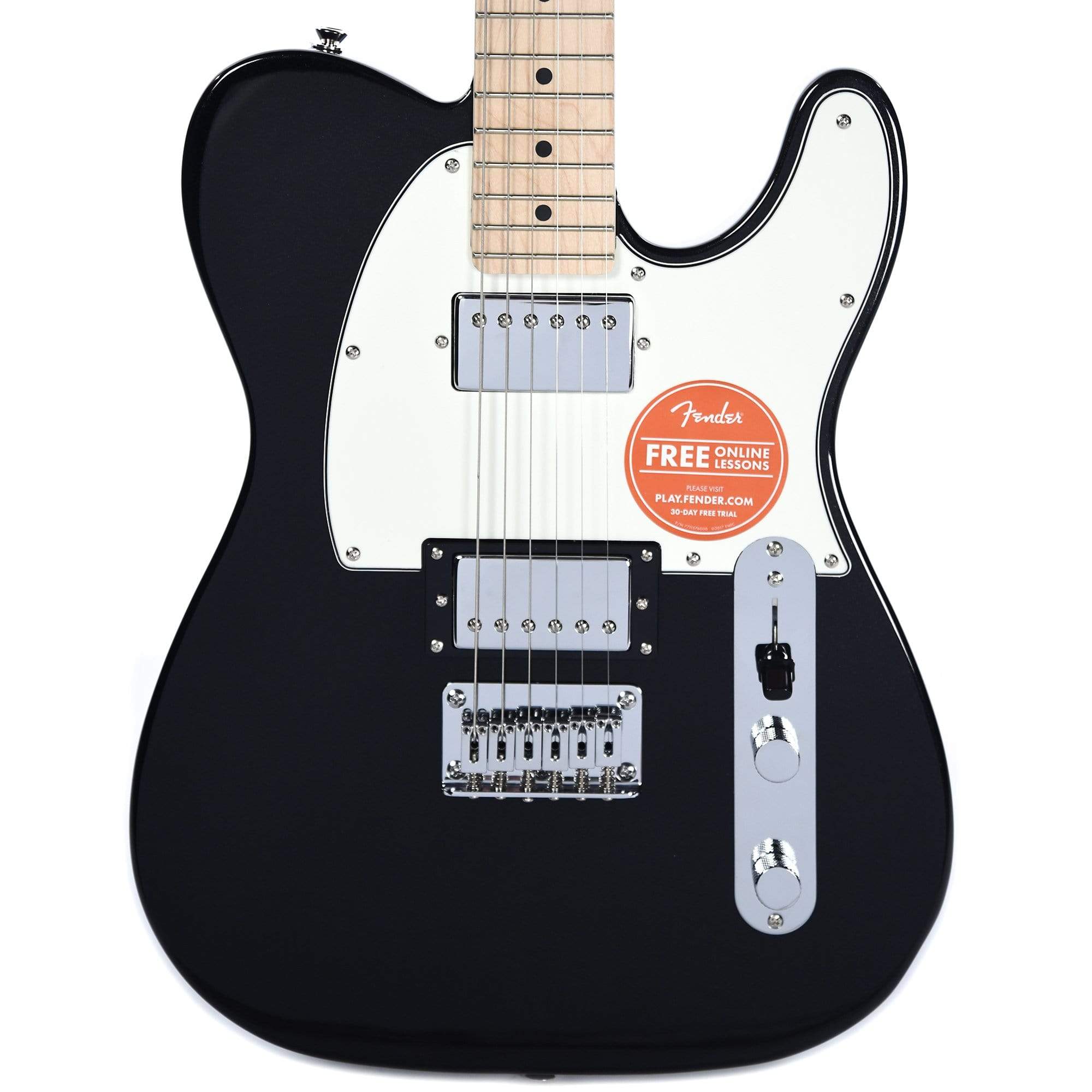 Squier Contemporary Telecaster HH Black Metallic w/Fender Gig Bag, Sta ...