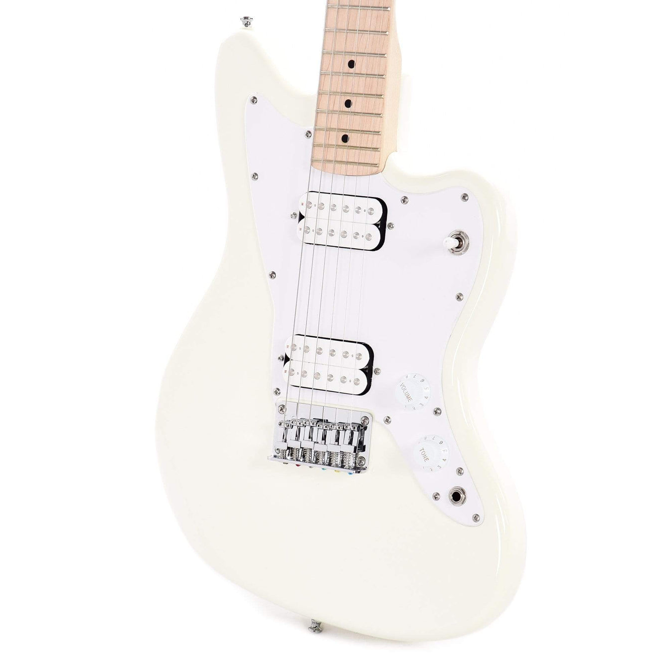 Squier Mini Jazzmaster HH Olympic White – Chicago Music Exchange