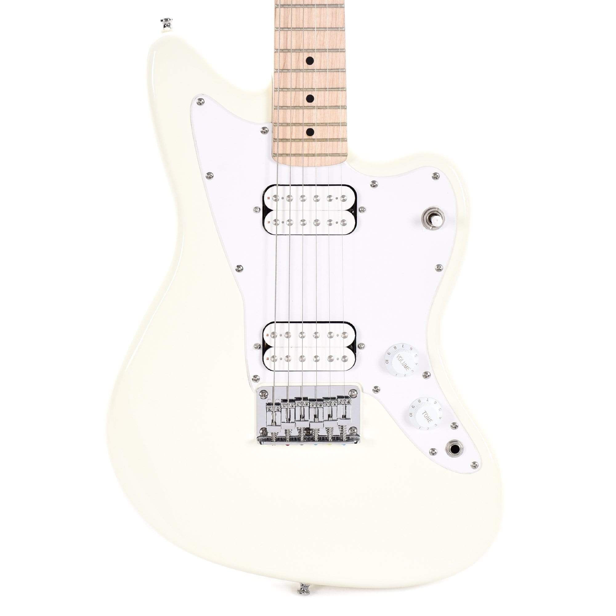 Squier Mini Jazzmaster HH Olympic White – Chicago Music Exchange