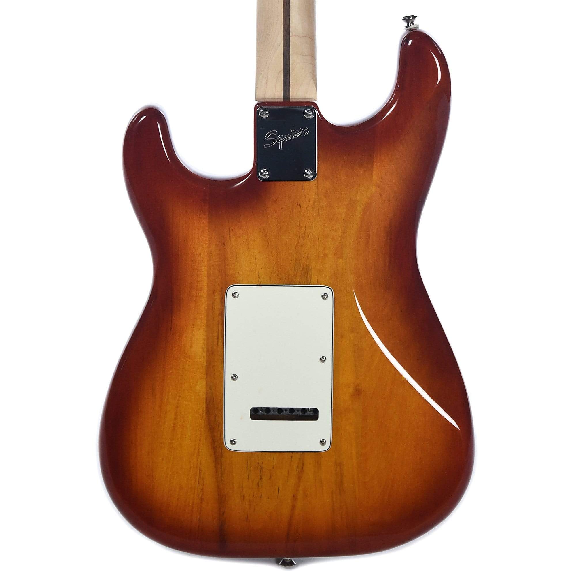 Squier Standard Stratocaster Flame Maple Top Amber Burst – Chicago ...