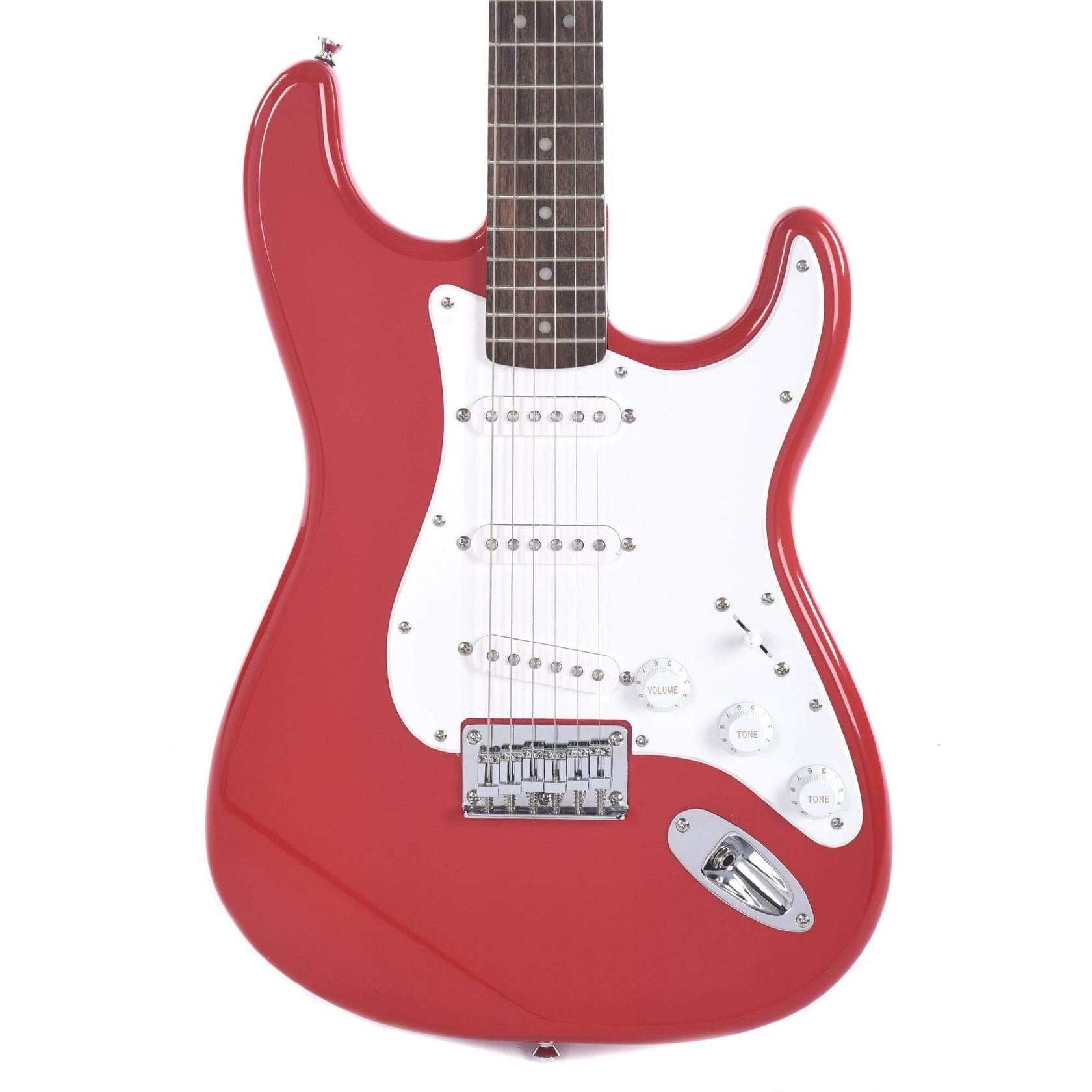 Squier Bullet Stratocaster Hardtail Fiesta Red – Chicago Music Exchange