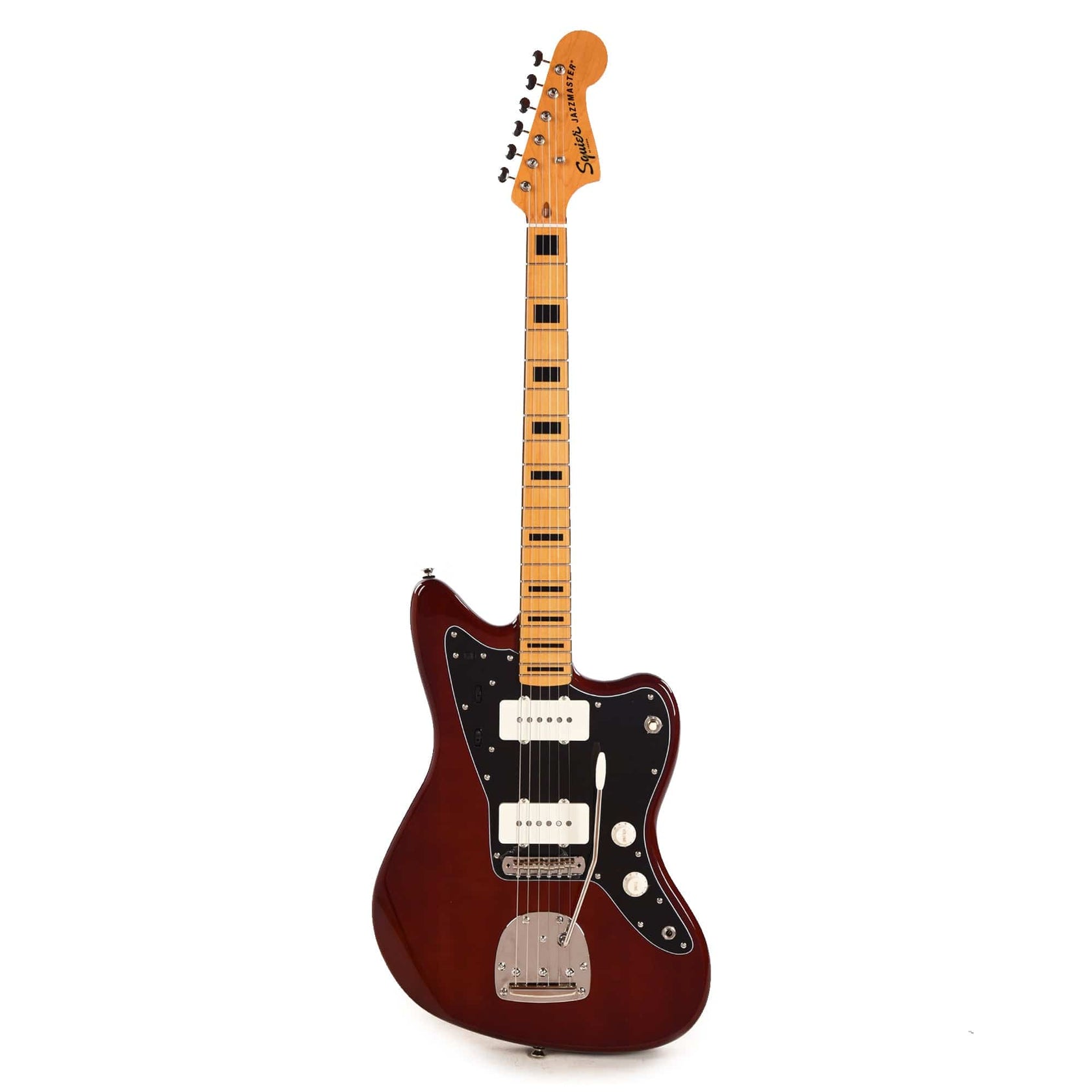 Squier Classic Vibe '70s Jazzmaster Maple Neck Walnut w/Black Blocks/B ...