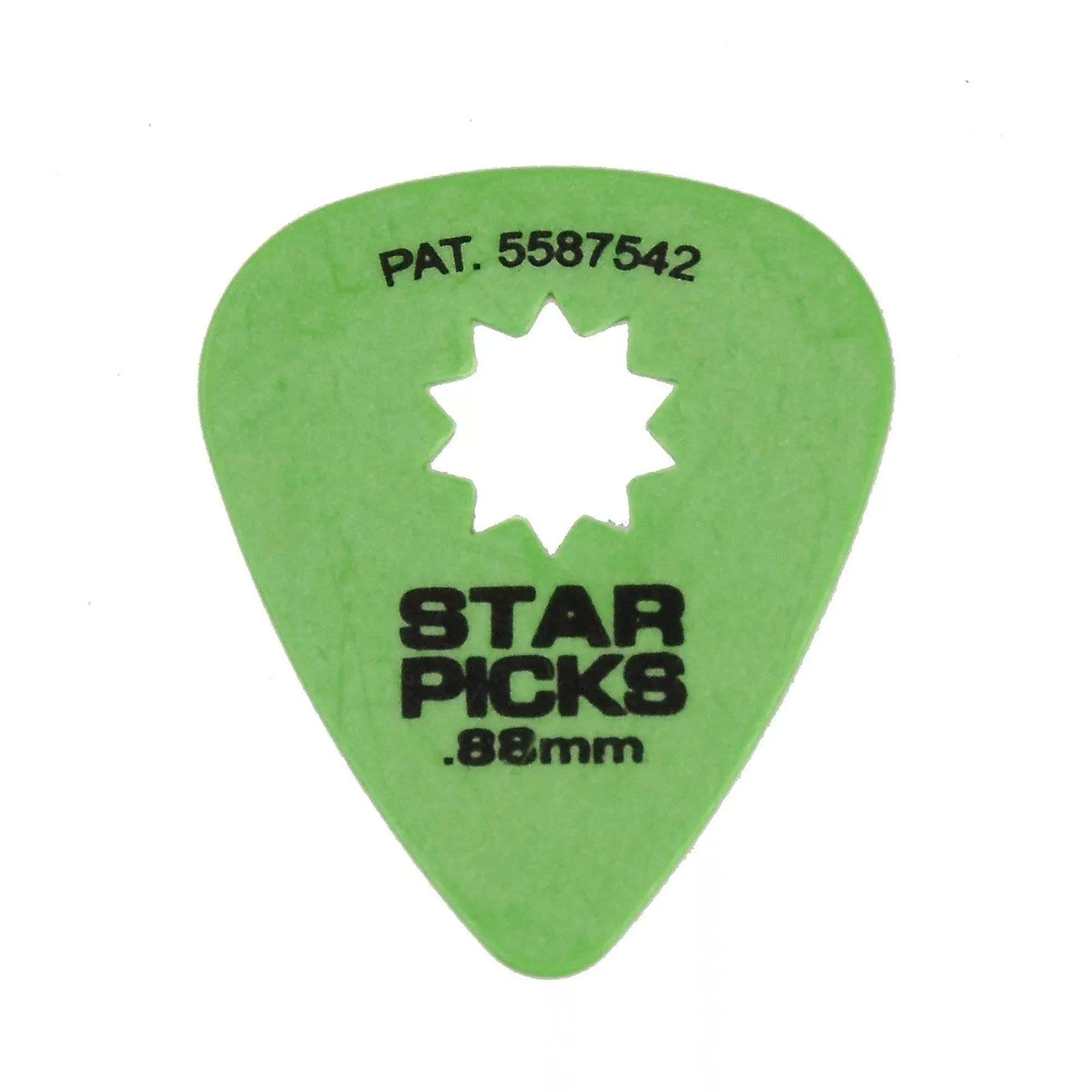 Star Picks Original Green 0.88mm 6 Pack (72) Bundle – Chicago Music ...
