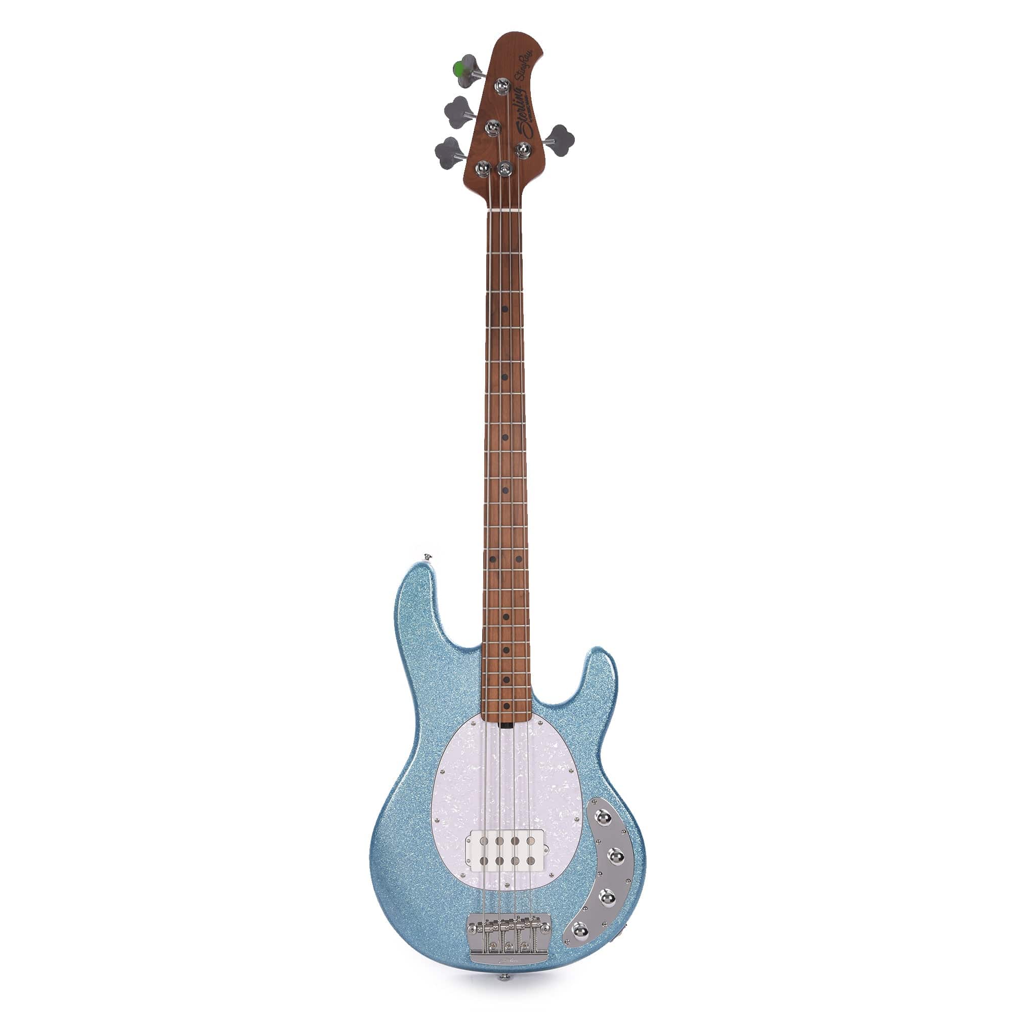 Sterling by Music Man StingRay RAY34 Blue Sparkle – Chicago Music Exchange