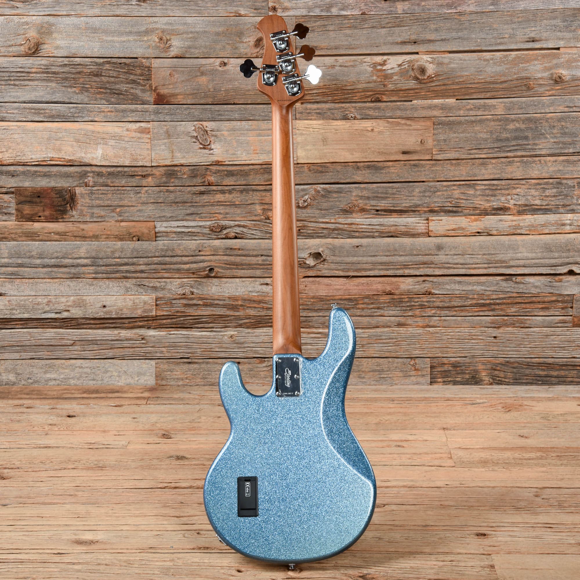 Sterling by Music Man StingRay RAY34 Blue Sparkle – Chicago Music Exchange