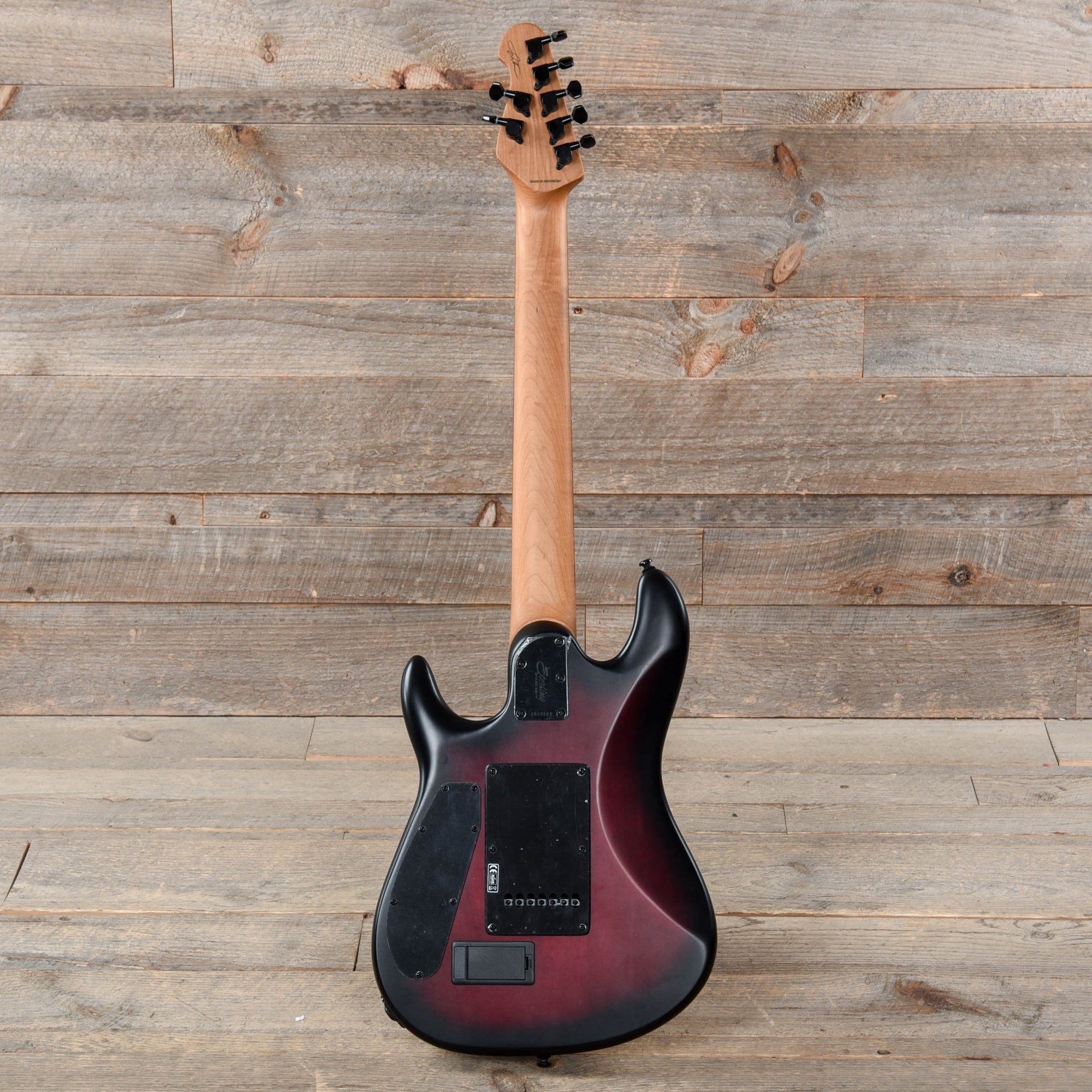 Sterling by Music Man Jason Richardson Cutlass 7-String Dark Scarlet B ...