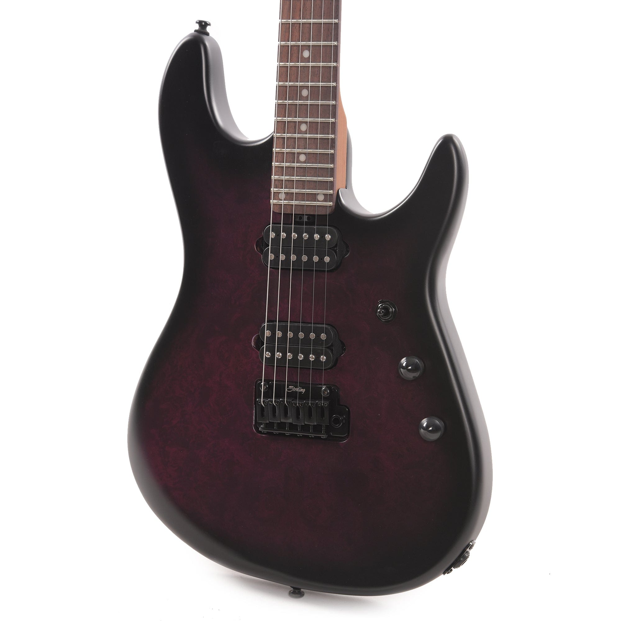 Sterling by Music Man Jason Richardson Cutlass Cosmic Purple Burst – Chicago Music Exchange