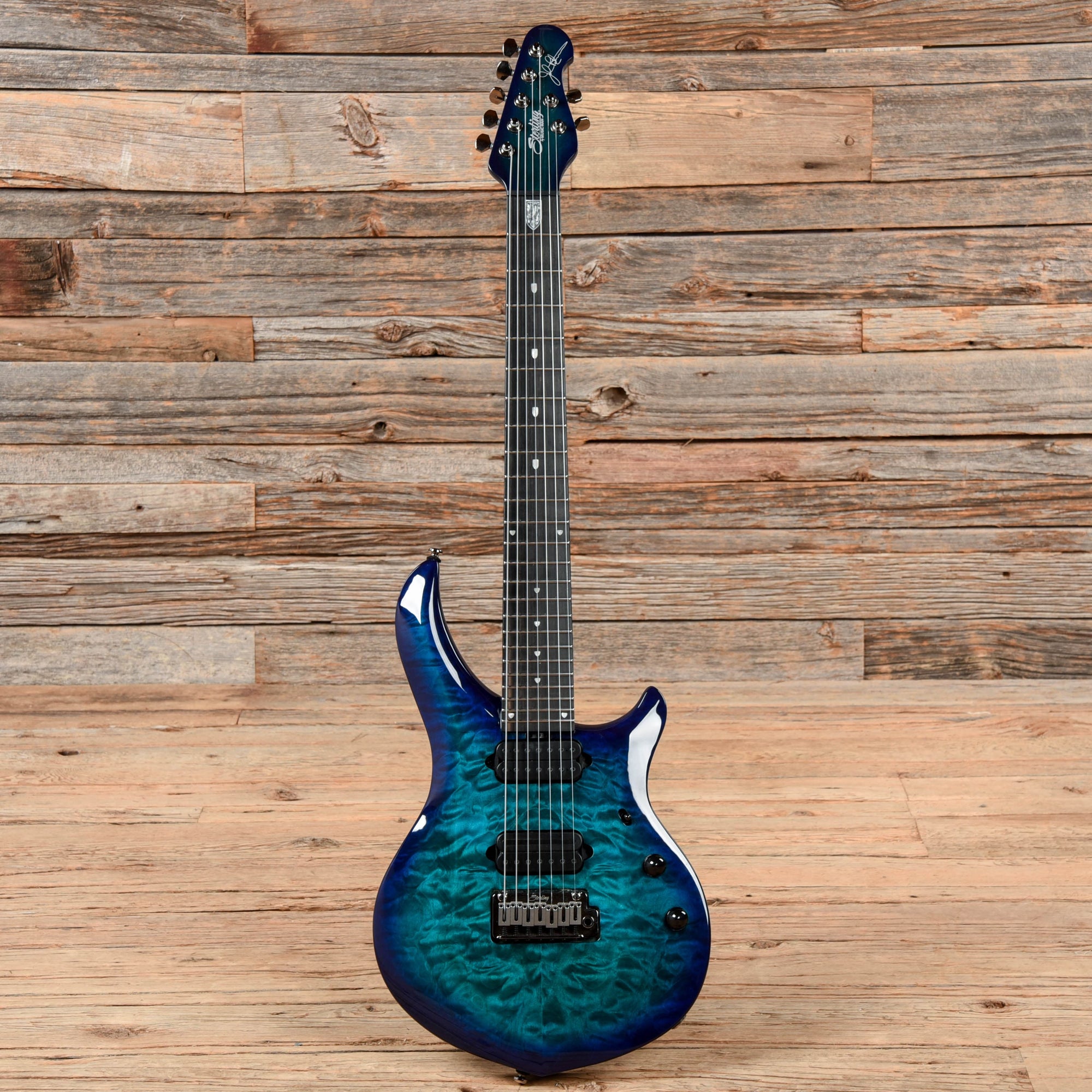 Sterling by Music Man John Petrucci Signature Majesty 7 Cerulean Parad ...