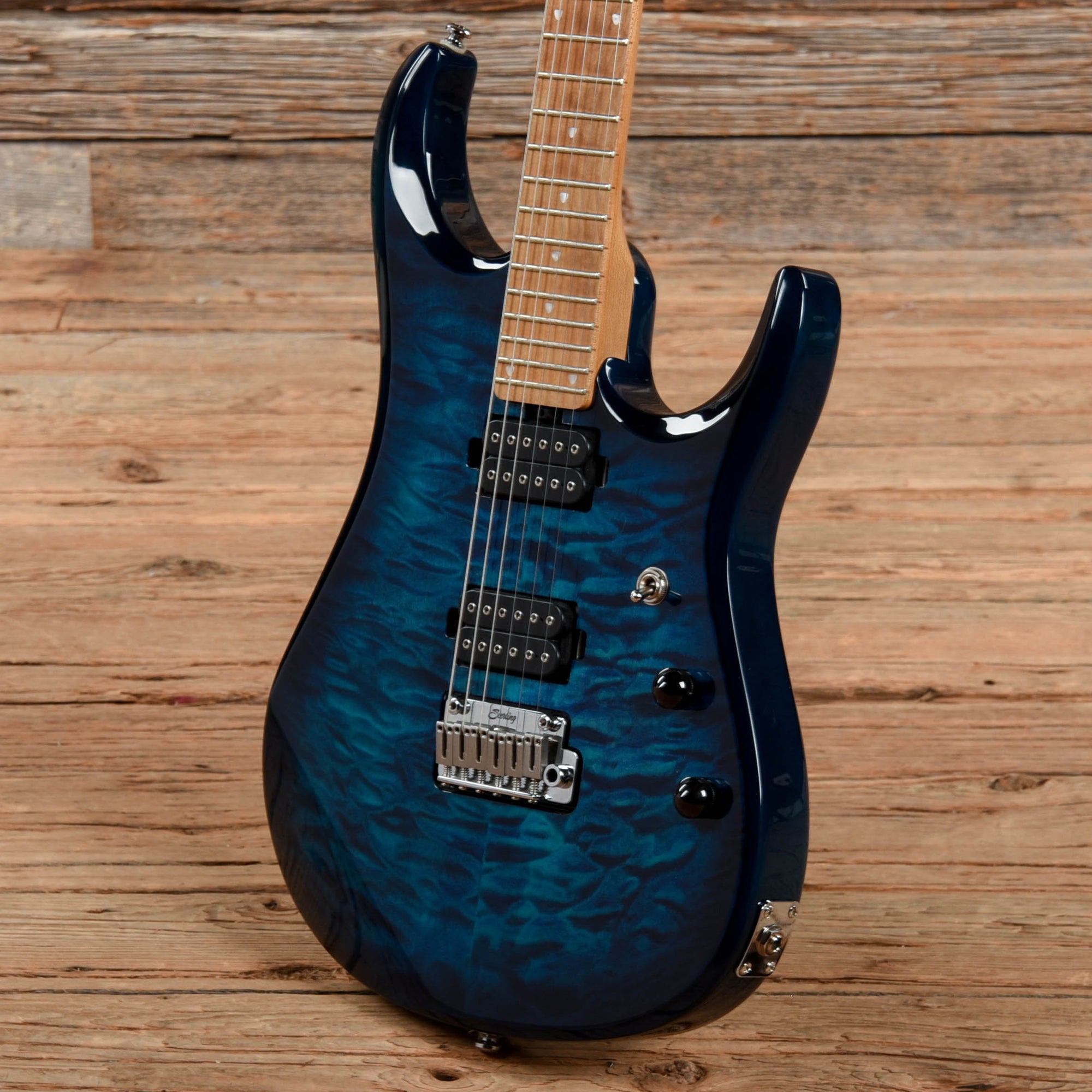 Sterling by Music Man JP150 John Petrucci Signature Neptune Blue – Chicago Music Exchange