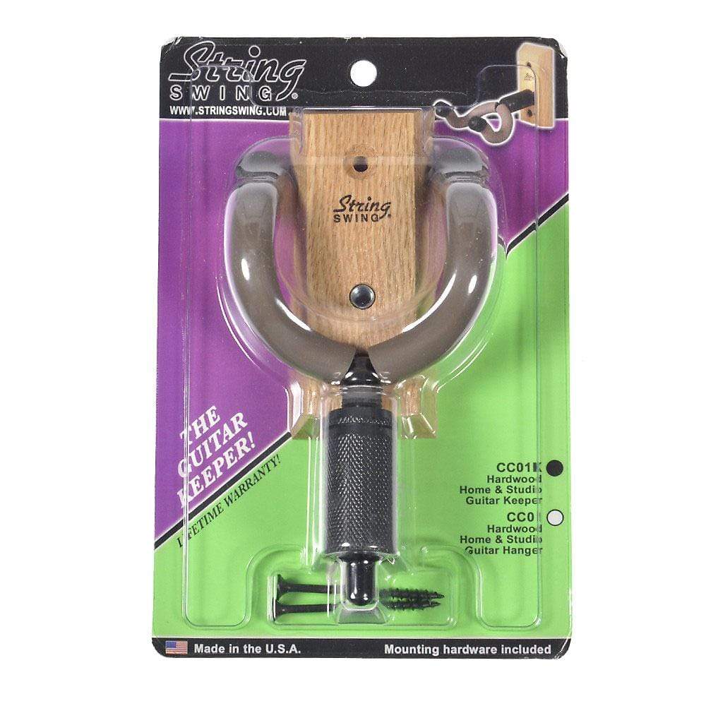 String Swing Home and Studio Guitar Keeper - Oak – Chicago Music Exchange