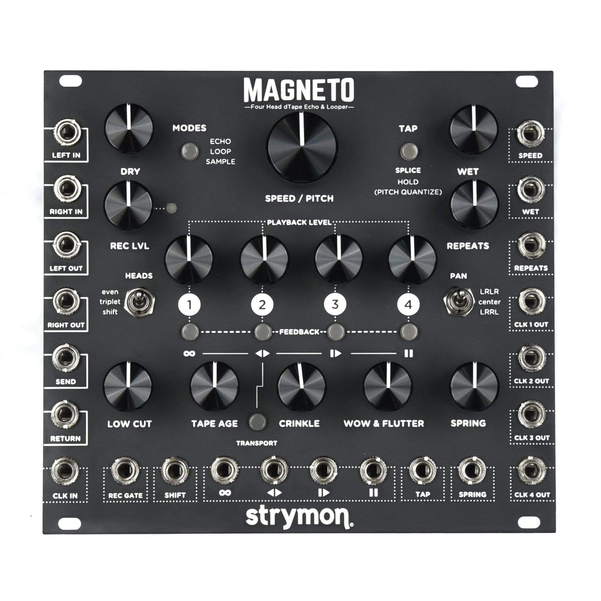 Strymon Magneto Four Head dTape Echo & Looper Eurorack Module – Chicago ...
