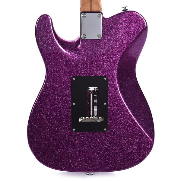 Suhr Custom Classic T Paulownia HH Purple Sparkle w/1-Piece Roasted Ma ...