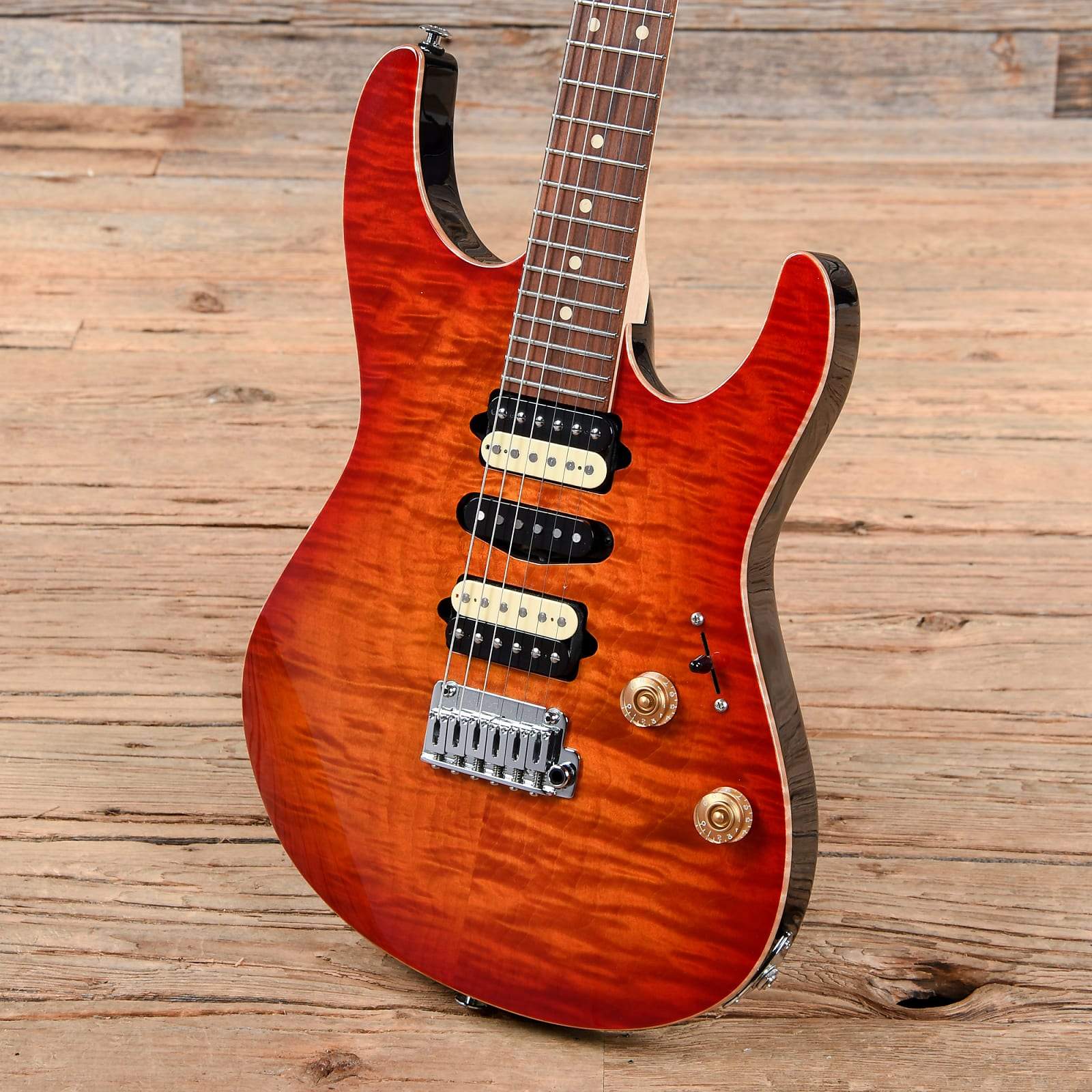 Suhr Modern Plus Curly 2018 Limited Run Fireburst 2018 – Chicago Music ...