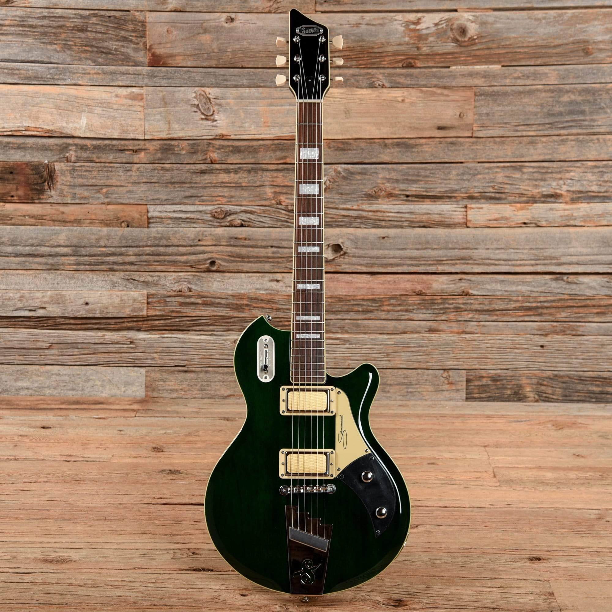 Supro 1296 Silverwood Trans British Racing Green 2019 – Chicago Music ...
