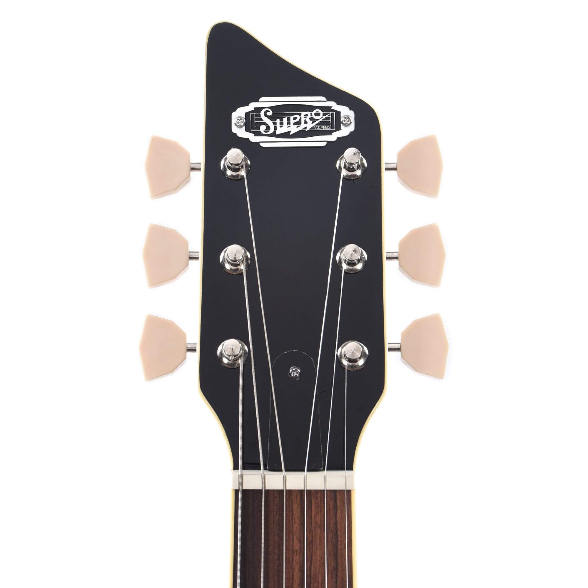 Supro 1296BG Silverwood Trans Racing Green – Chicago Music Exchange