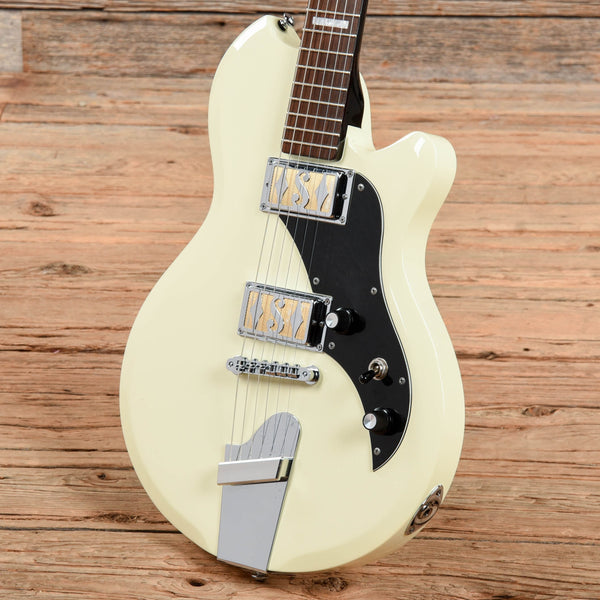 Supro 2020AW Westbury Dual Pickup Island Series Antique White – Chicago ...