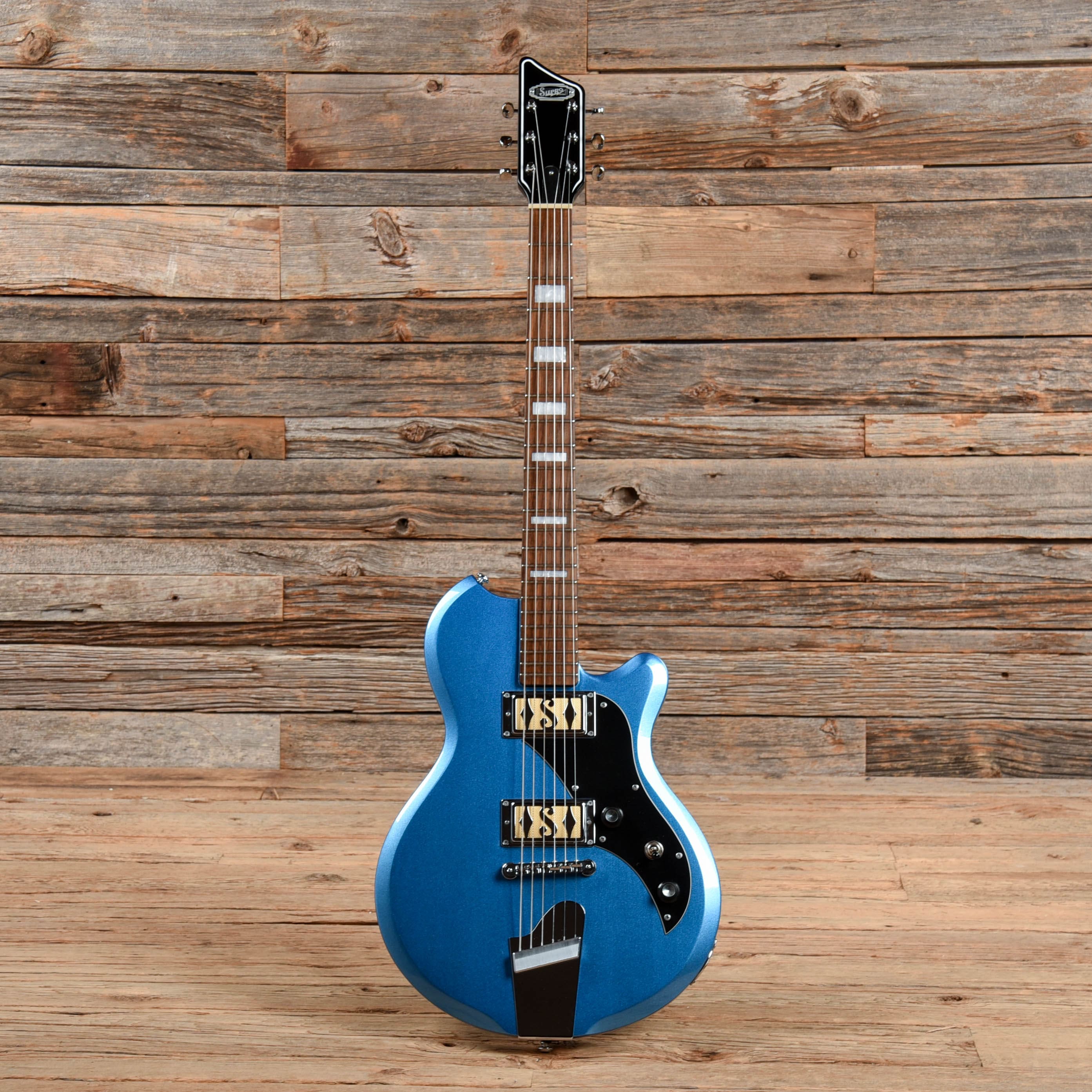 Supro 2020BM Westbury Dual Pickup Island Series Ocean Blue Metallic 20 ...