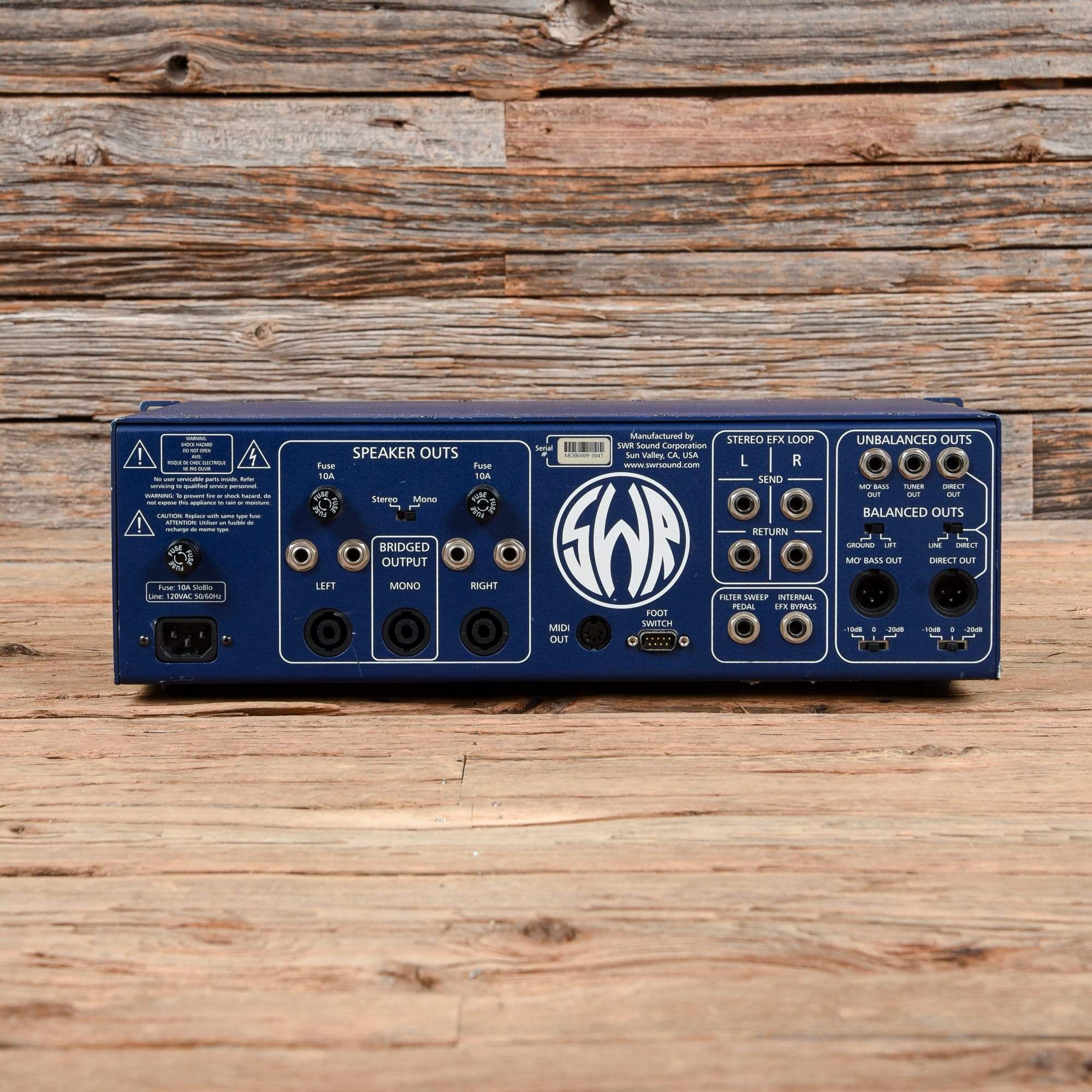 SWR Mo'Bass 1000w Bass Head w/Footswitch – Chicago Music Exchange