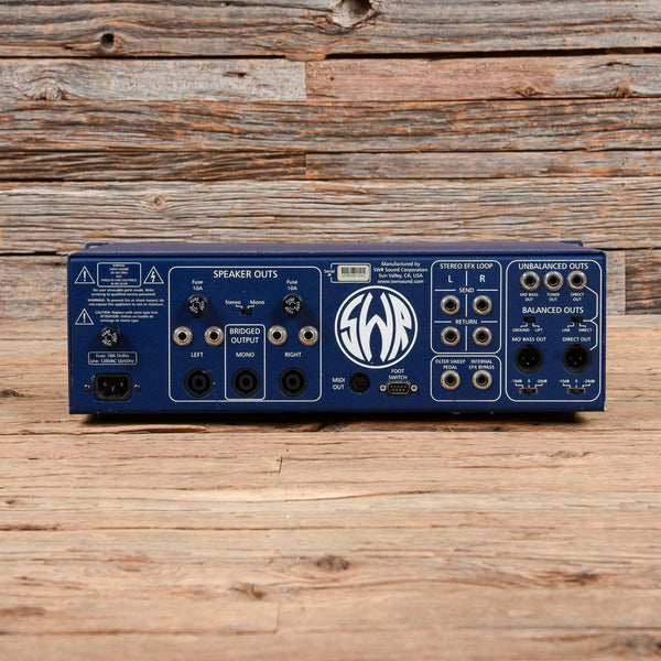 SWR Mo'Bass 1000w Bass Head w/Footswitch – Chicago Music Exchange