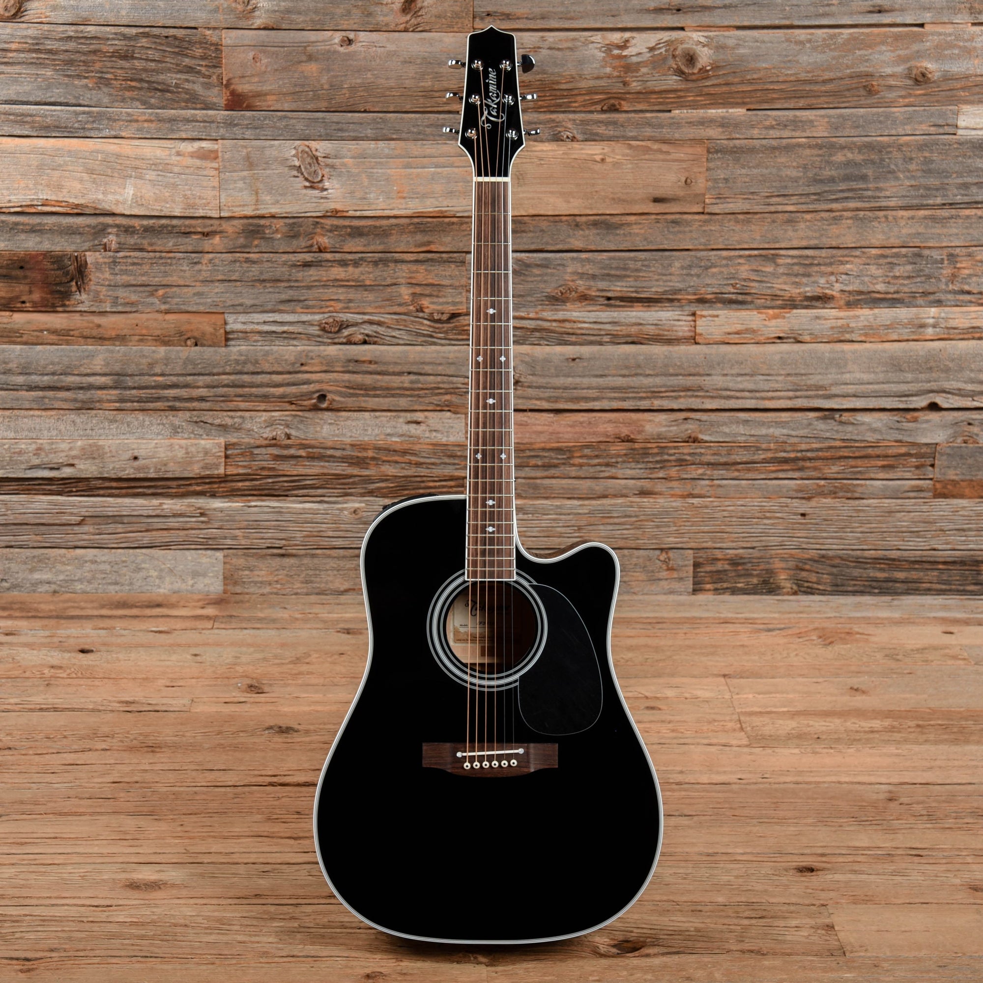 Takamine EF341SC Dreadnought Acoustic-Electric Black – Chicago Music ...
