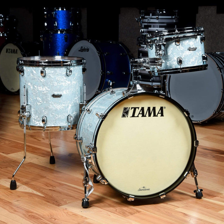 Tama Starclassic 12/14/20 3pc. Maple Drum Kit Ice Blue Pearl – Chicago ...