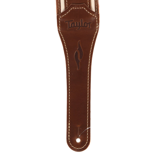Taylor Element Strap Brown/Cream Leather 2.5" – Chicago Music Exchange