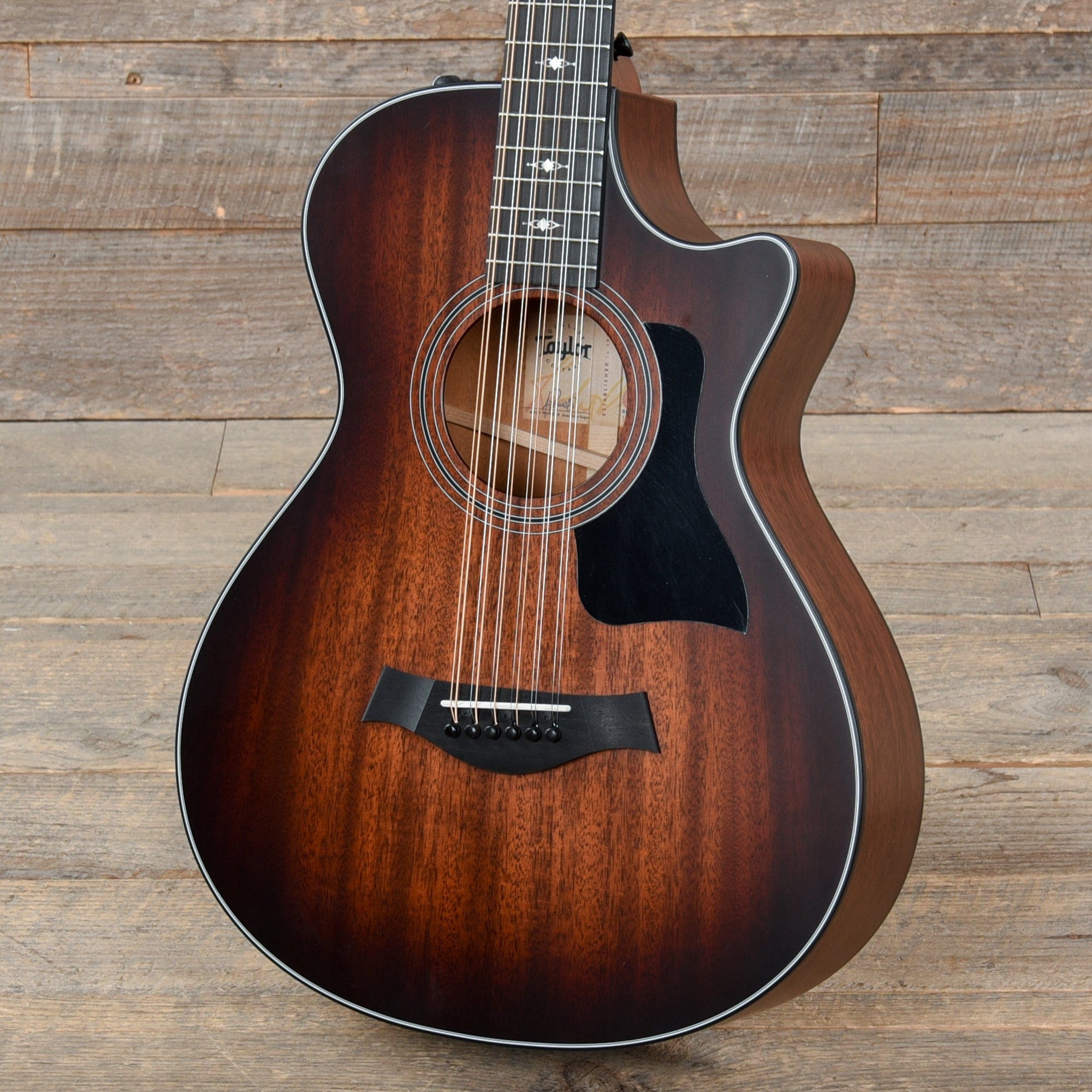 Taylor 362ce Grand Concert 12-String Mahogany Shaded Edgeburst ES2 ...