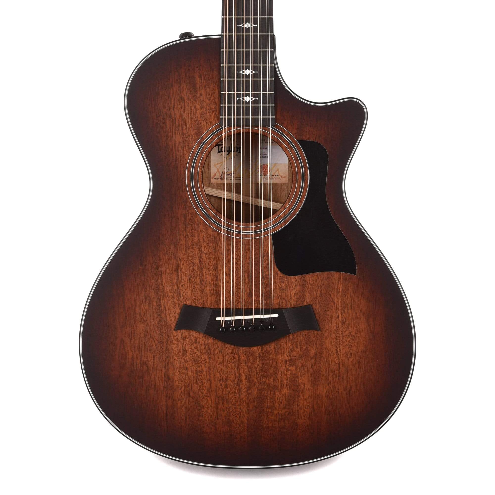 Taylor 362ce Grand Concert 12-String Tropical Mahogany/Tasmanian Black ...
