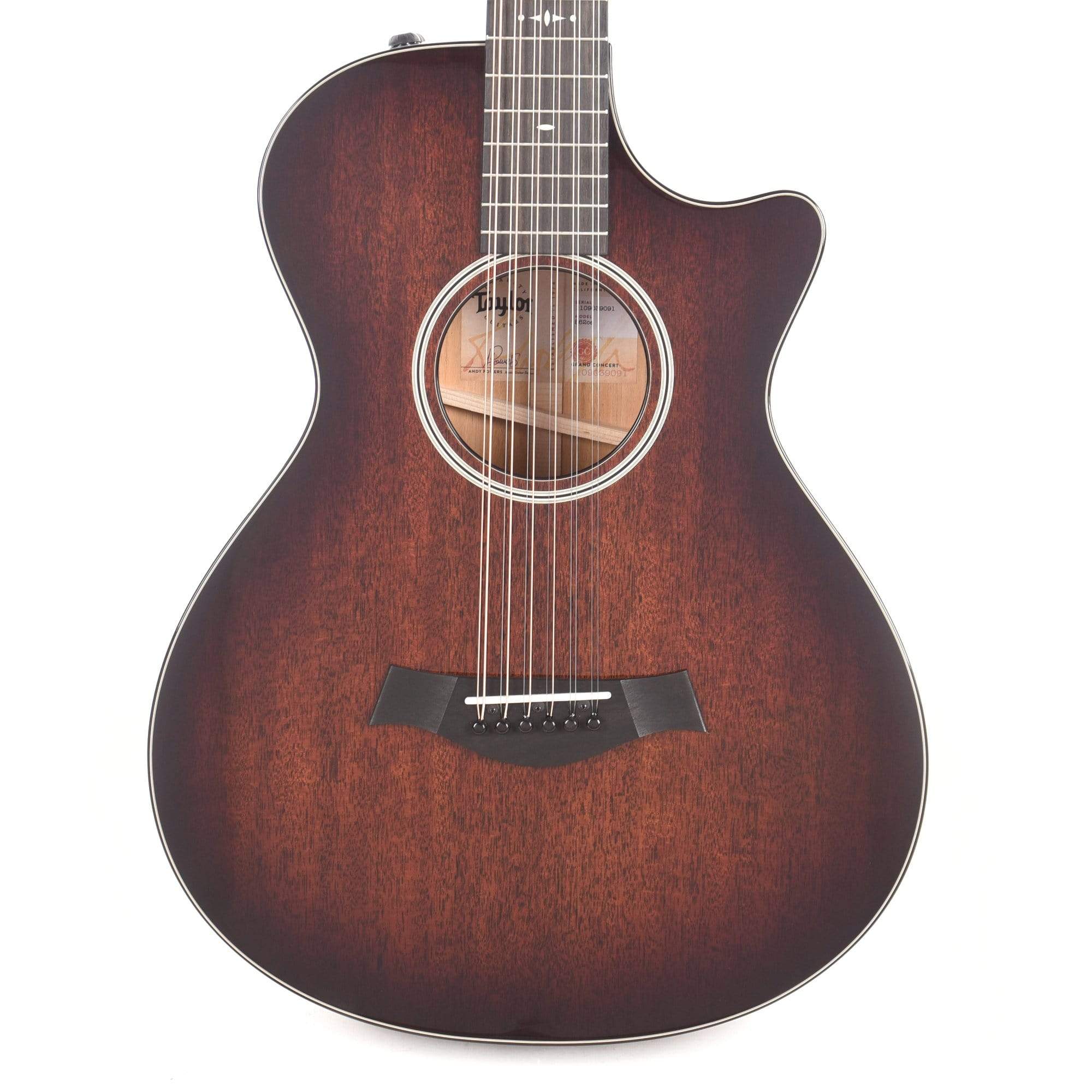 Taylor 562ce Grand Concert 12-String Tropical Mahogany ES2 w/V-Class B ...