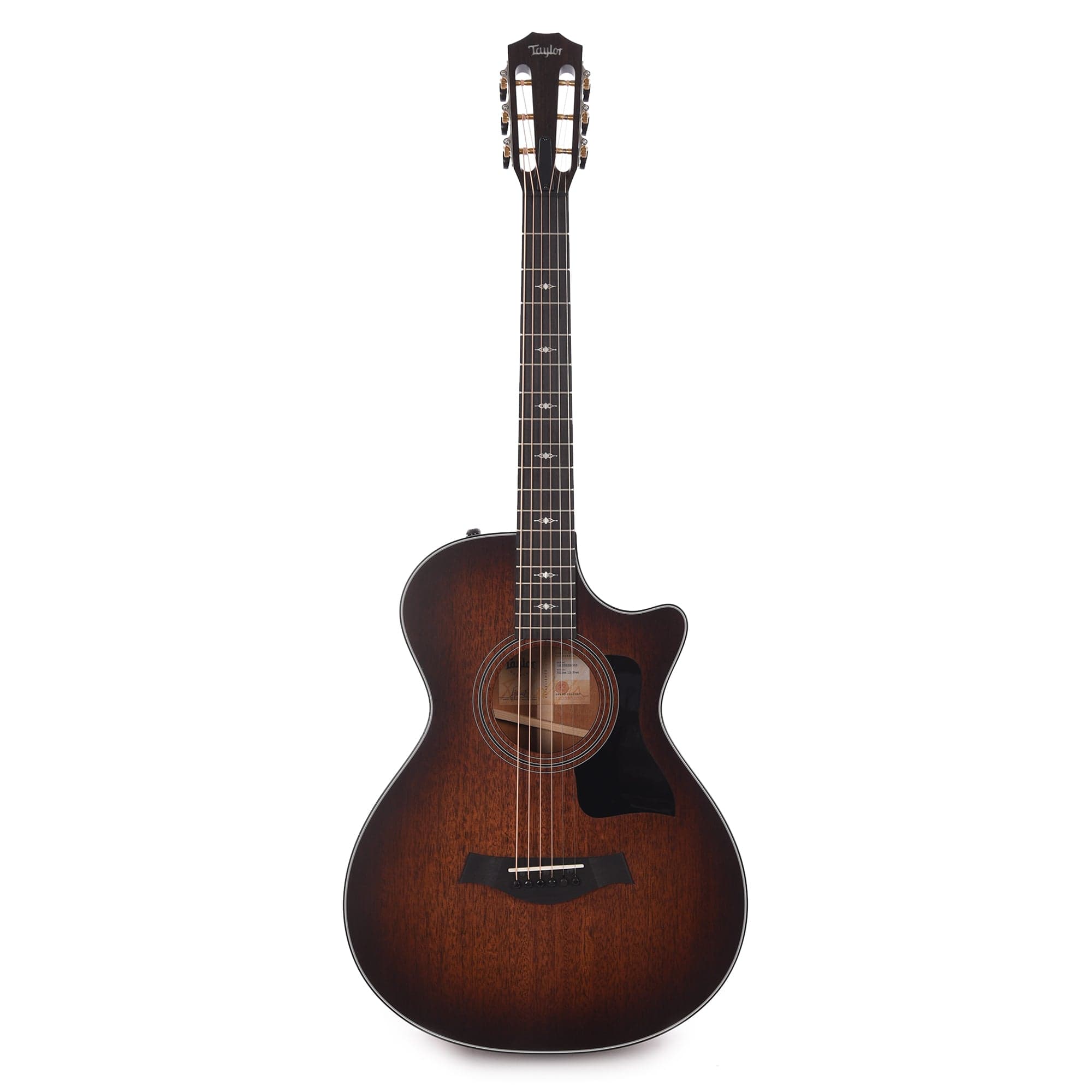 Taylor 322ce 12-Fret Grand Concert Mahogany Shaded Edgeburst ES2 ...