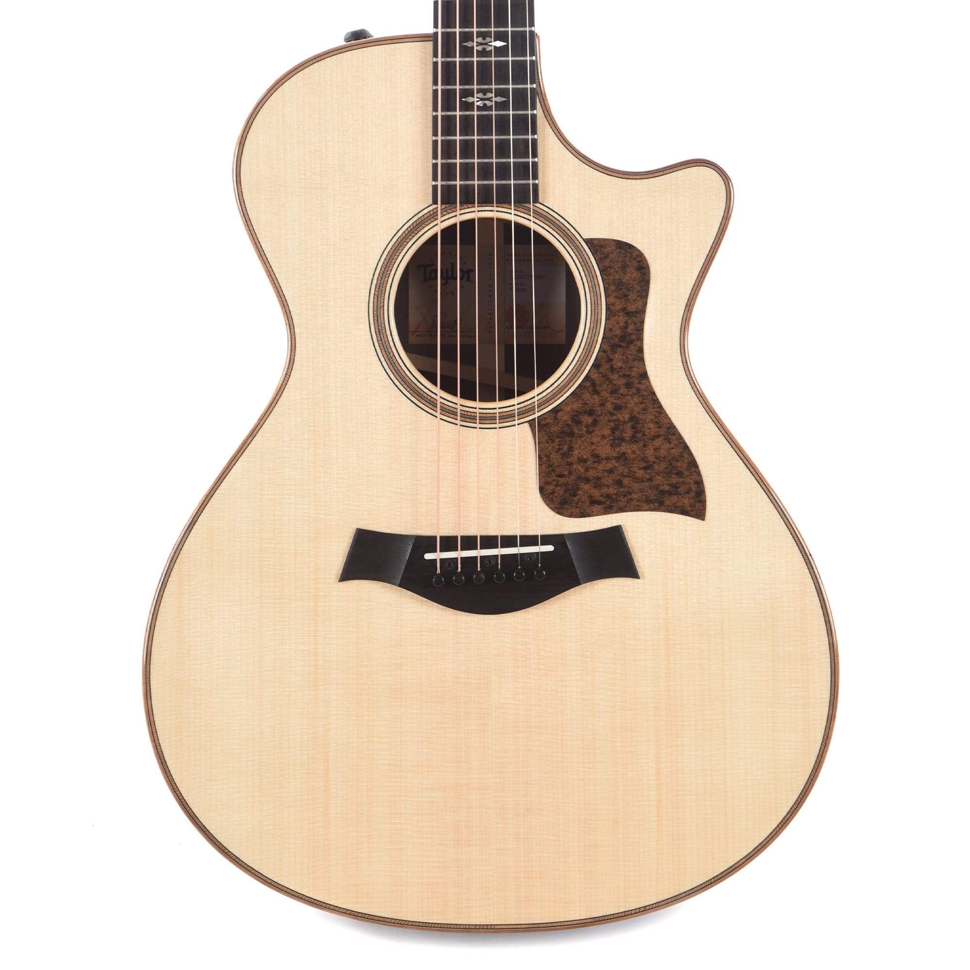 Taylor 712ce Grand Concert Lutz Spruce/Indian Rosewood Natural ES2 w/V ...