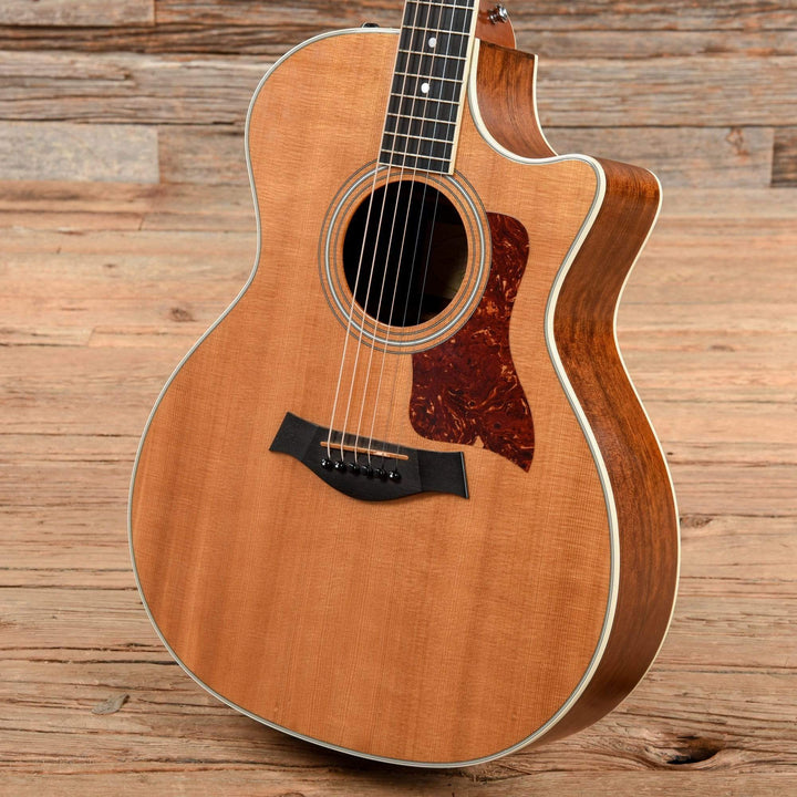 Taylor 414ce Grand Auditorium Acoustic-Electric Guitar Natural 2007 ...