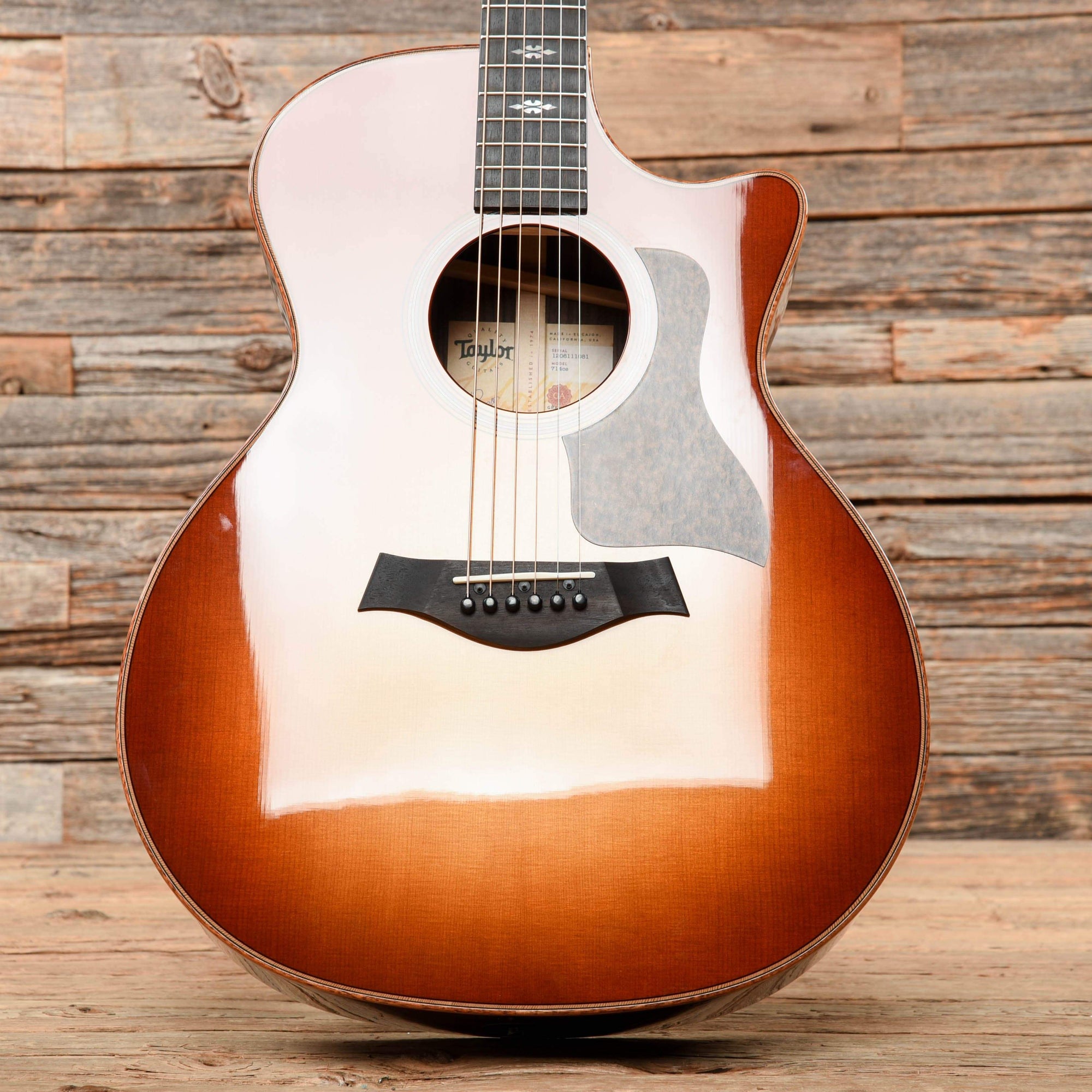 Taylor 714ce Grand Auditorium Lutz Spruce/Rosewood Western Sunburst w ...