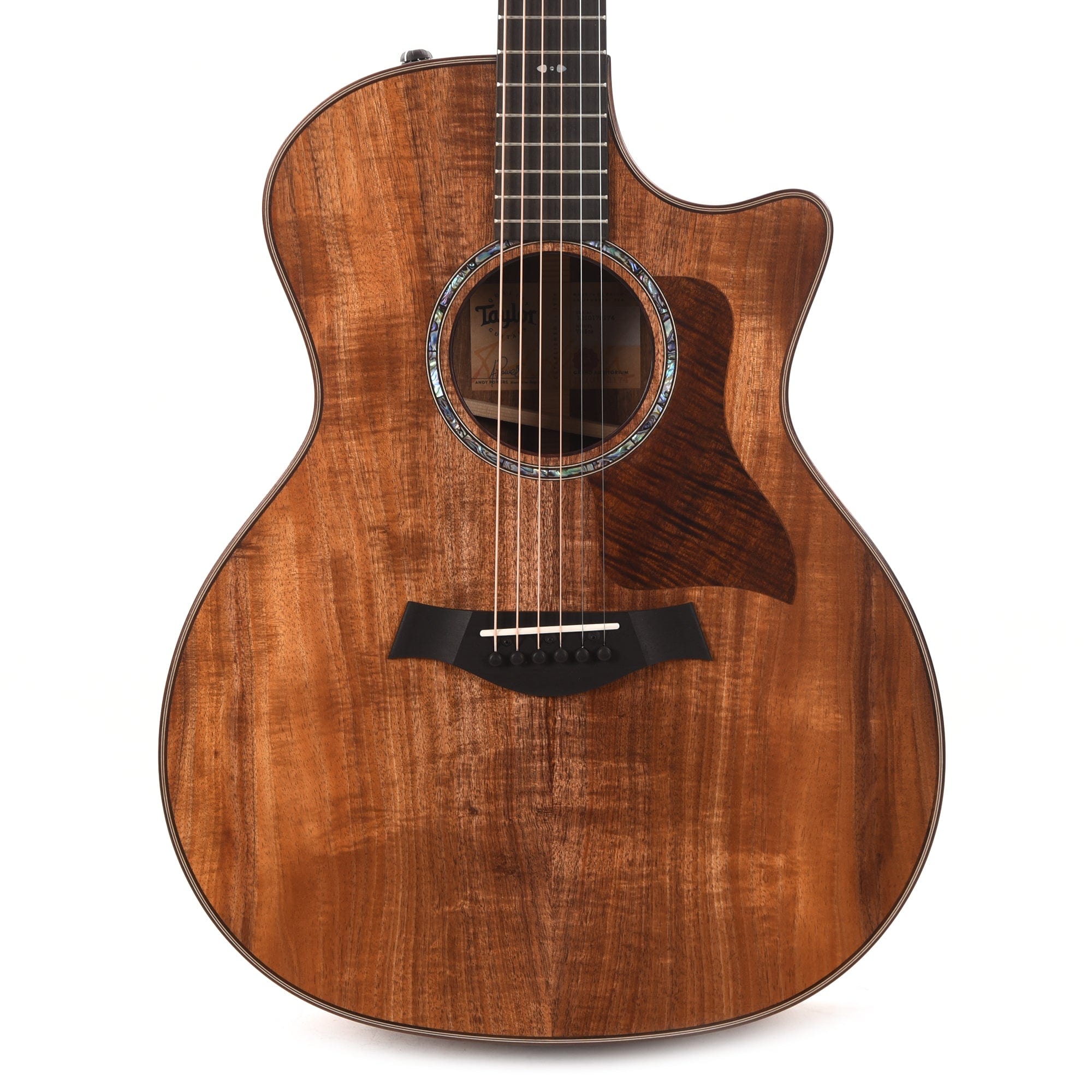 Taylor 724ce Grand Auditorium Hawaiian Koa Natural ES2 – Chicago Music ...