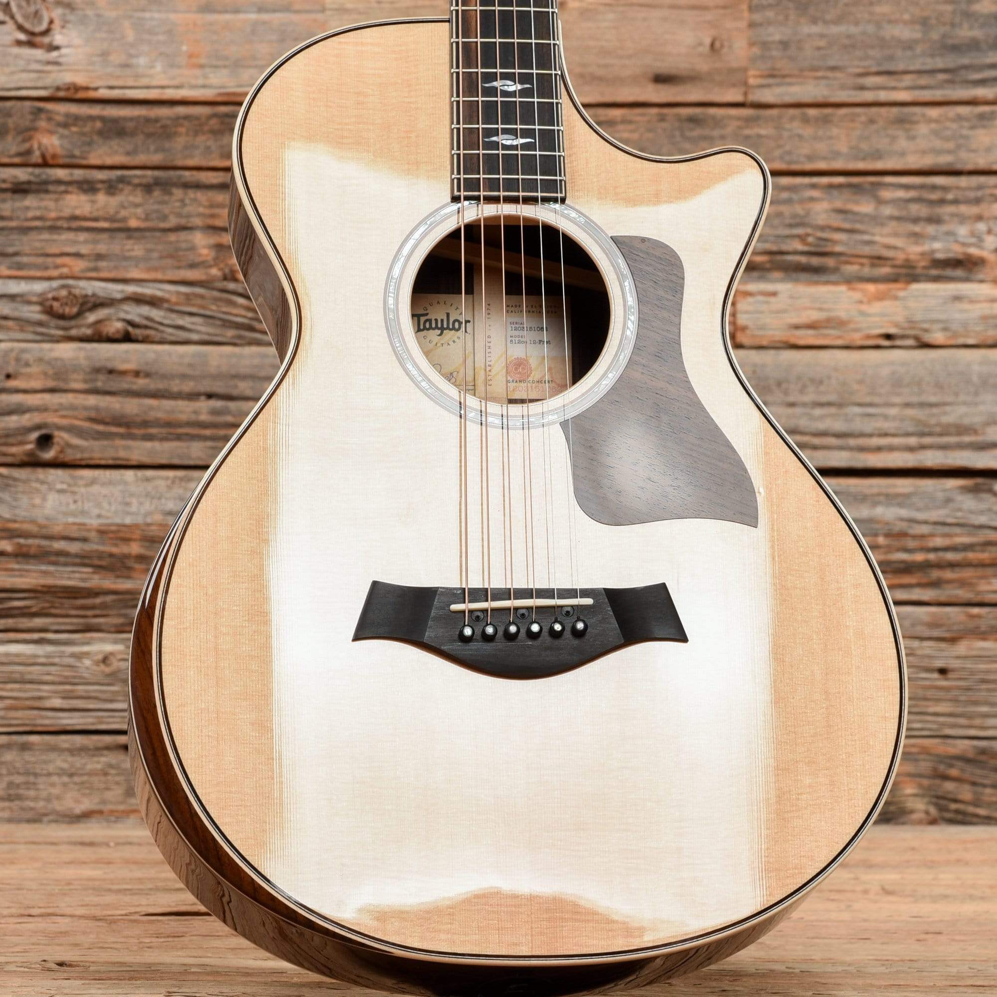 Taylor 812ce 12-Fret DLX with V-Class Bracing Natural 2021 – Chicago ...