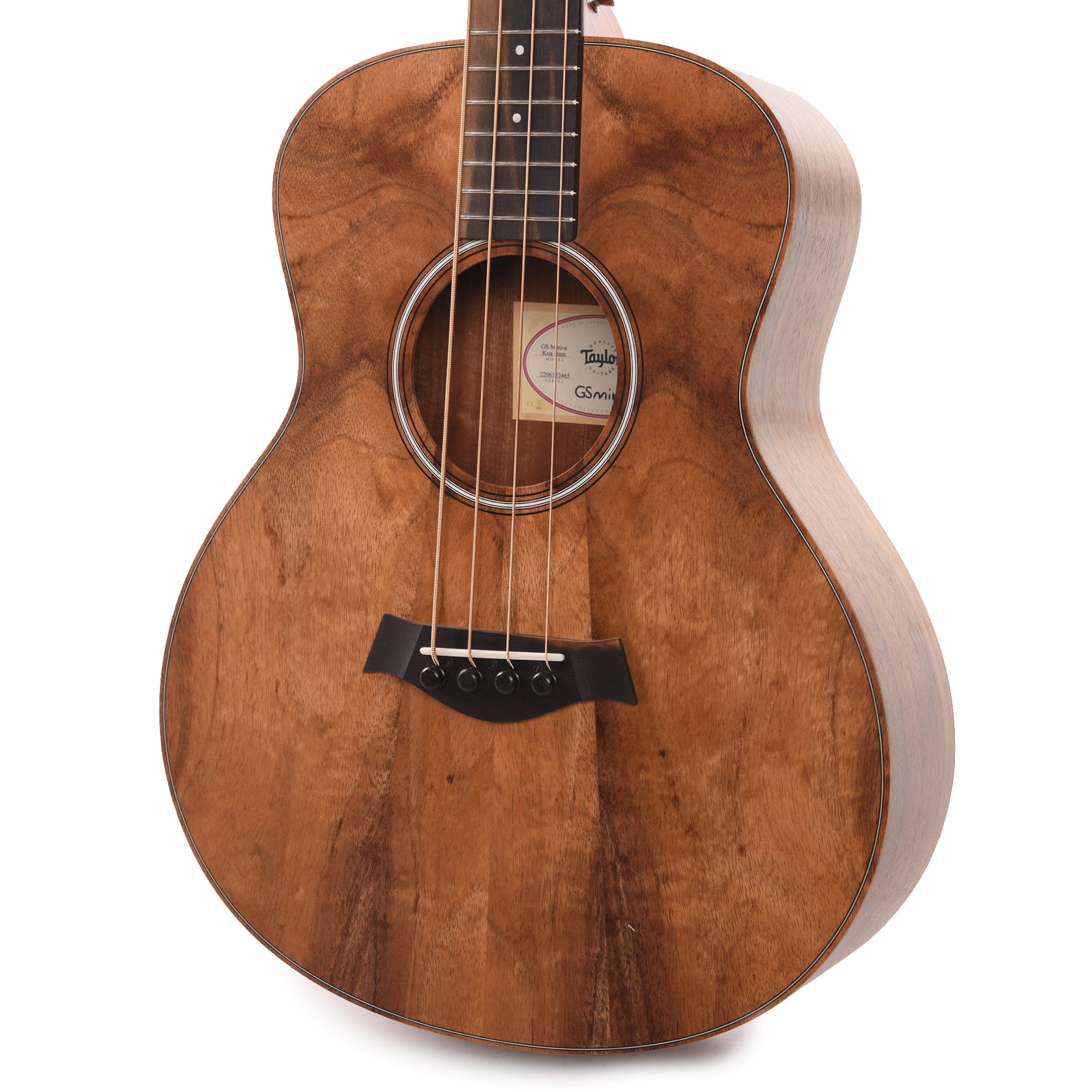 Taylor GS Mini-e Koa Bass Natural w/ES-B – Chicago Music Exchange