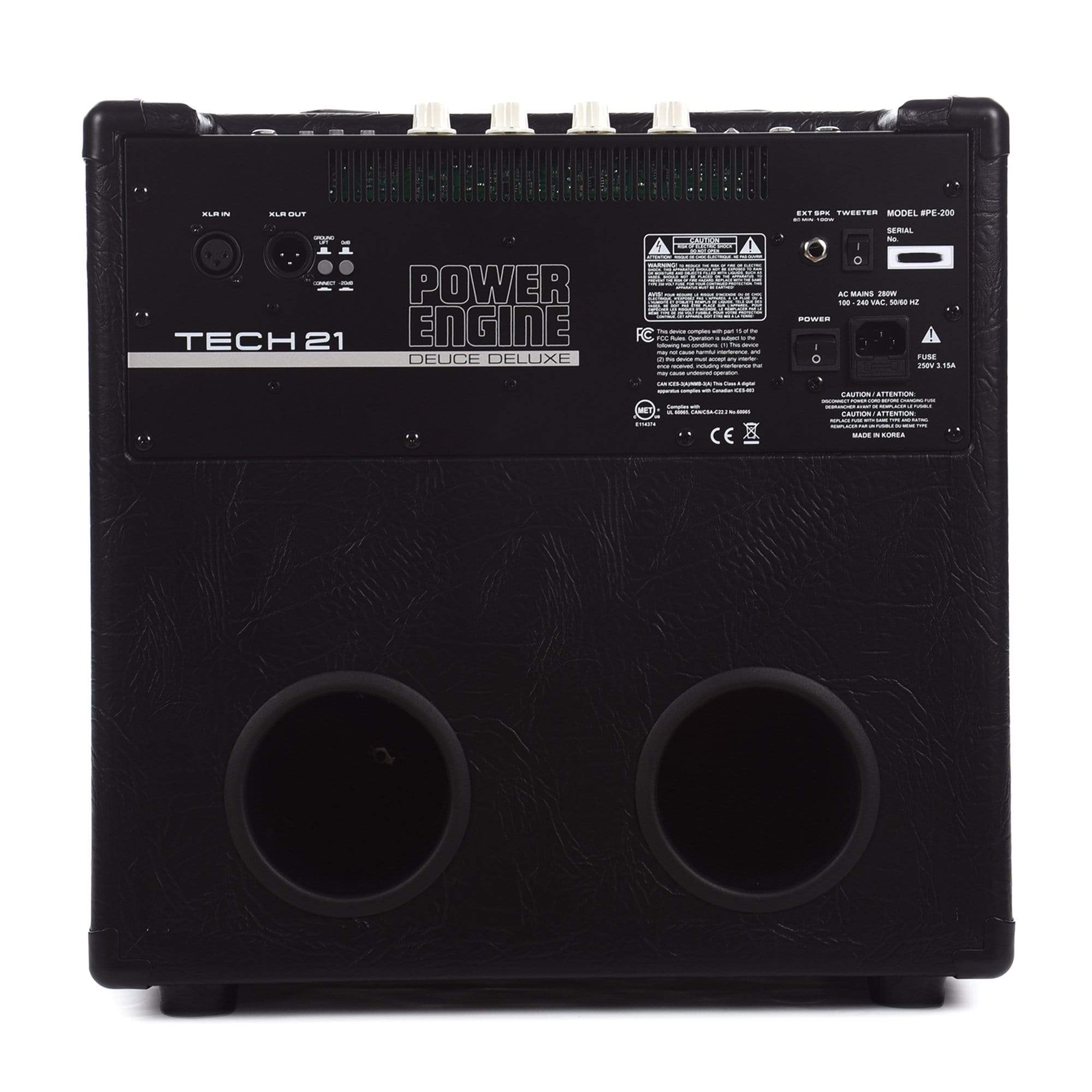 Tech 21 Power Engine Deuce Deluxe Guitar/Bass 1x12 Powered Cabinet ...