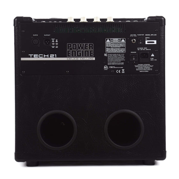 Tech 21 Power Engine Deuce Deluxe Guitar/Bass 1x12 Powered Cabinet ...