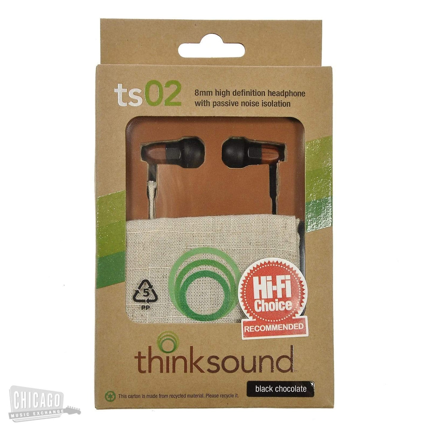 Thinksound ts02 Headphones Black/Chocolate – Chicago Music Exchange