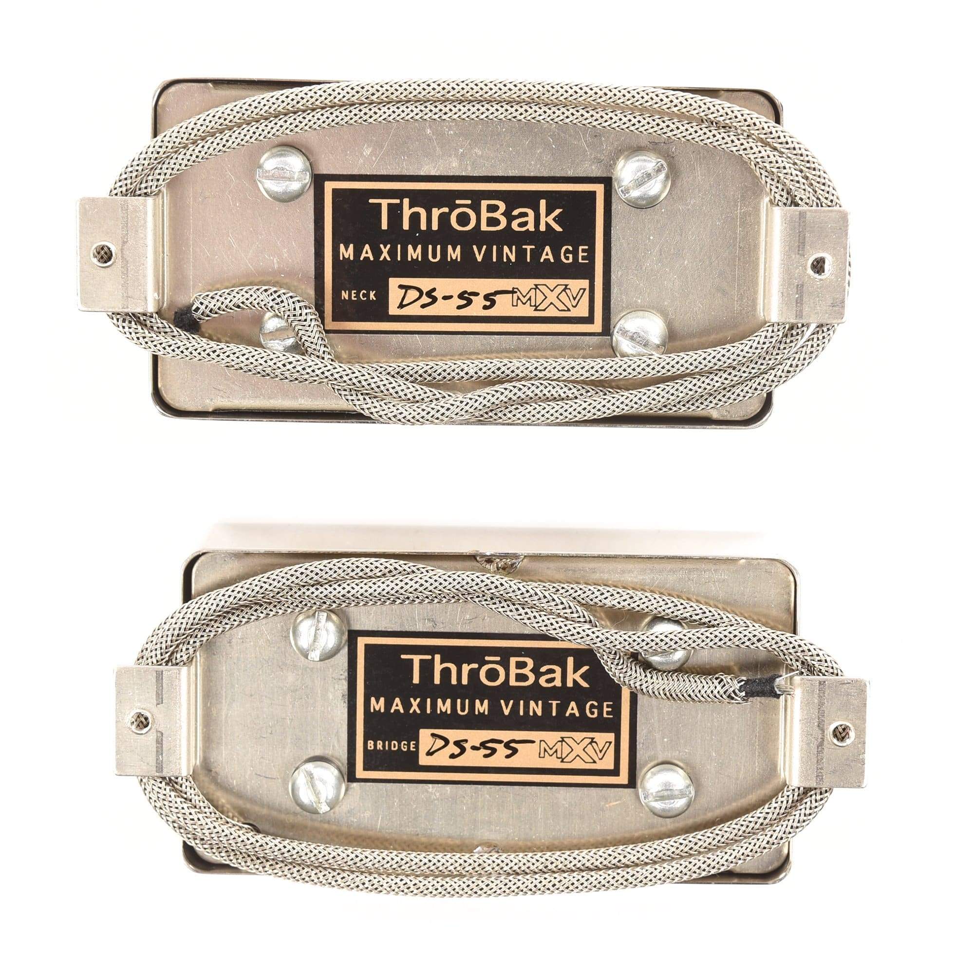 Throbak DS-55 MXV P.A.F. Humbucker Set Nickel – Chicago Music Exchange