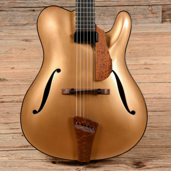 Tim Bram ThinLine Tribute Gold Top European Spruce/Figured Sapele w/Ke ...