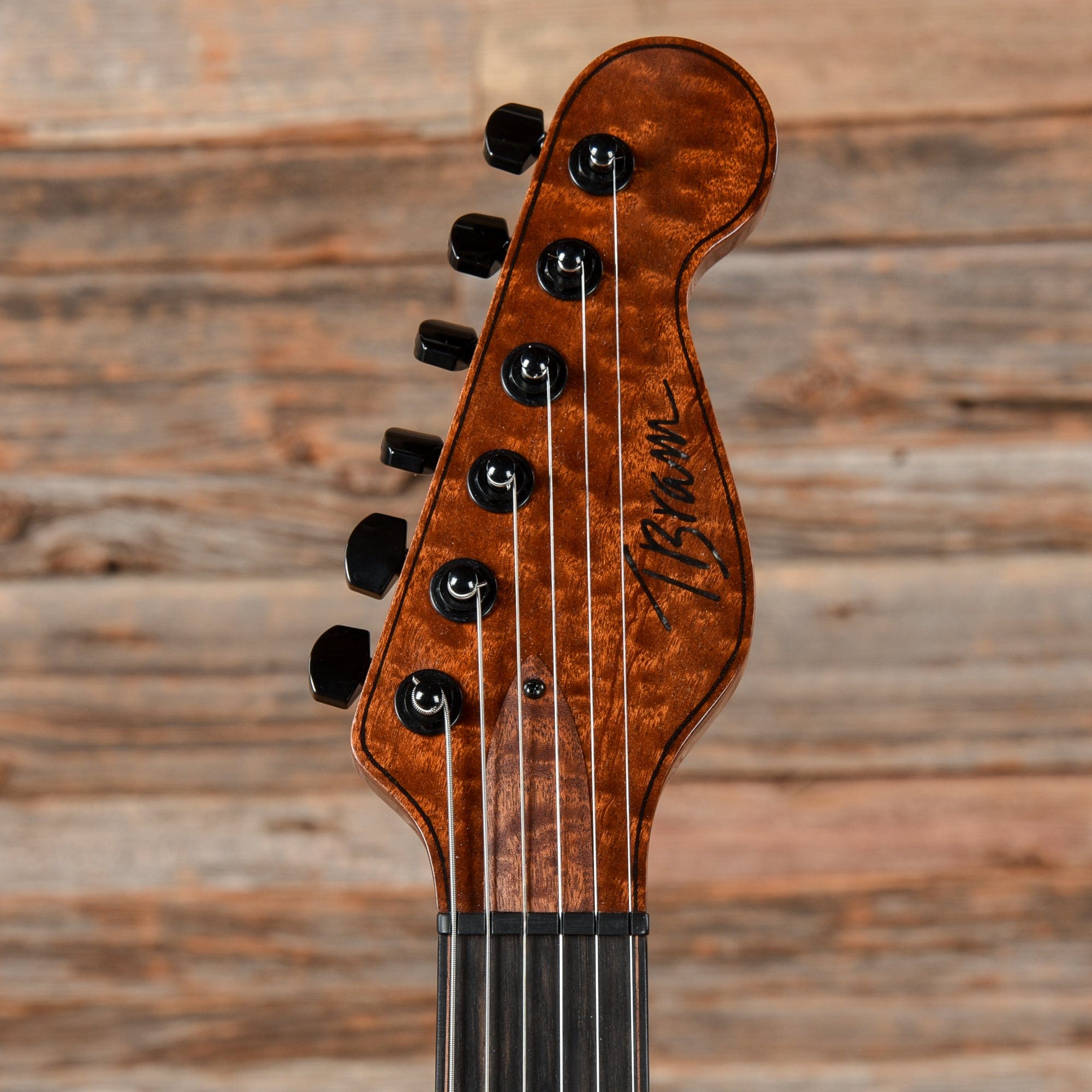 Tim Bram ThinLine Tribute Gold Top European Spruce/Figured Sapele w/Ke ...