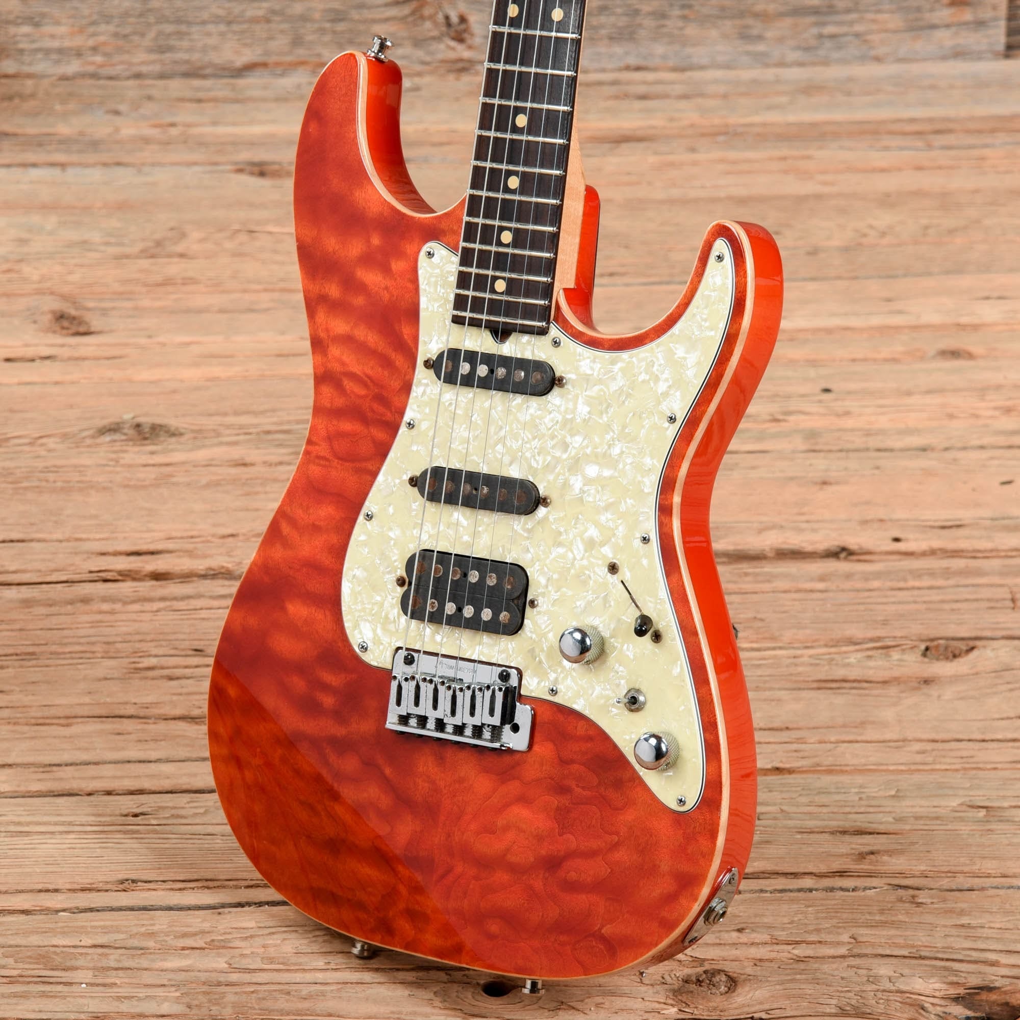 Tom Anderson Hollow Drop Top Classic 6120 Orange 1996 – Chicago Music ...