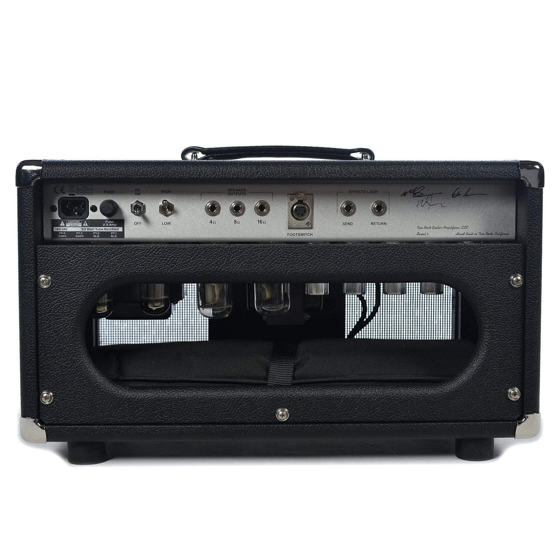 Two Rock Classic Reverb Signature Silver Anodized 50w Head w/Black Bro ...
