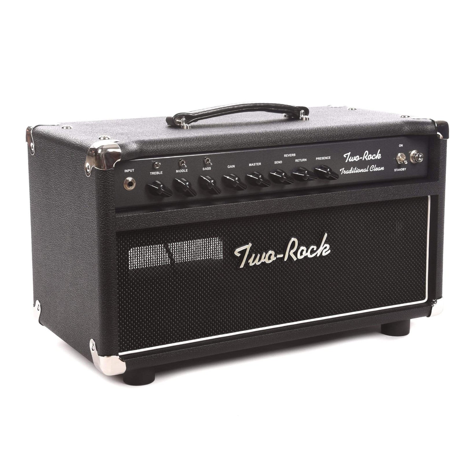 Two Rock Traditional Clean 100/50W Head w/Black Bronco Tolex & Black M ...