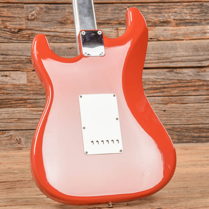 Unbranded Standard Stratocaster w/Robot Graves Neck Fiesta Red ...