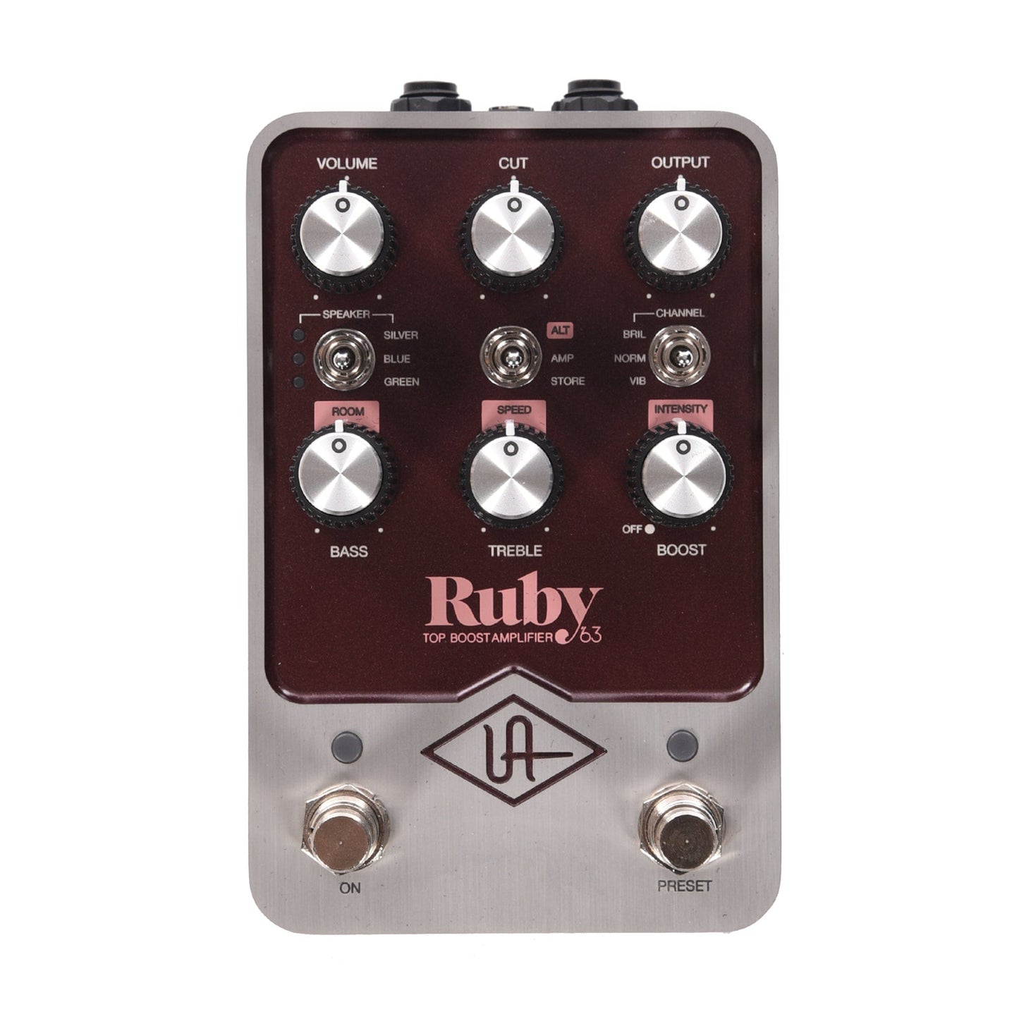 Universal Audio Ruby '63 Top Boost Amplifier Pedal – Chicago Music Exchange