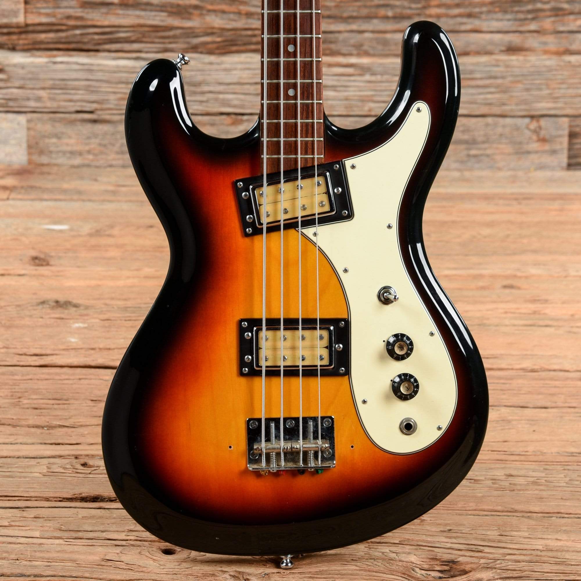 Univox Hi-Flyer Bass Sunburst 1970s – Chicago Music Exchange